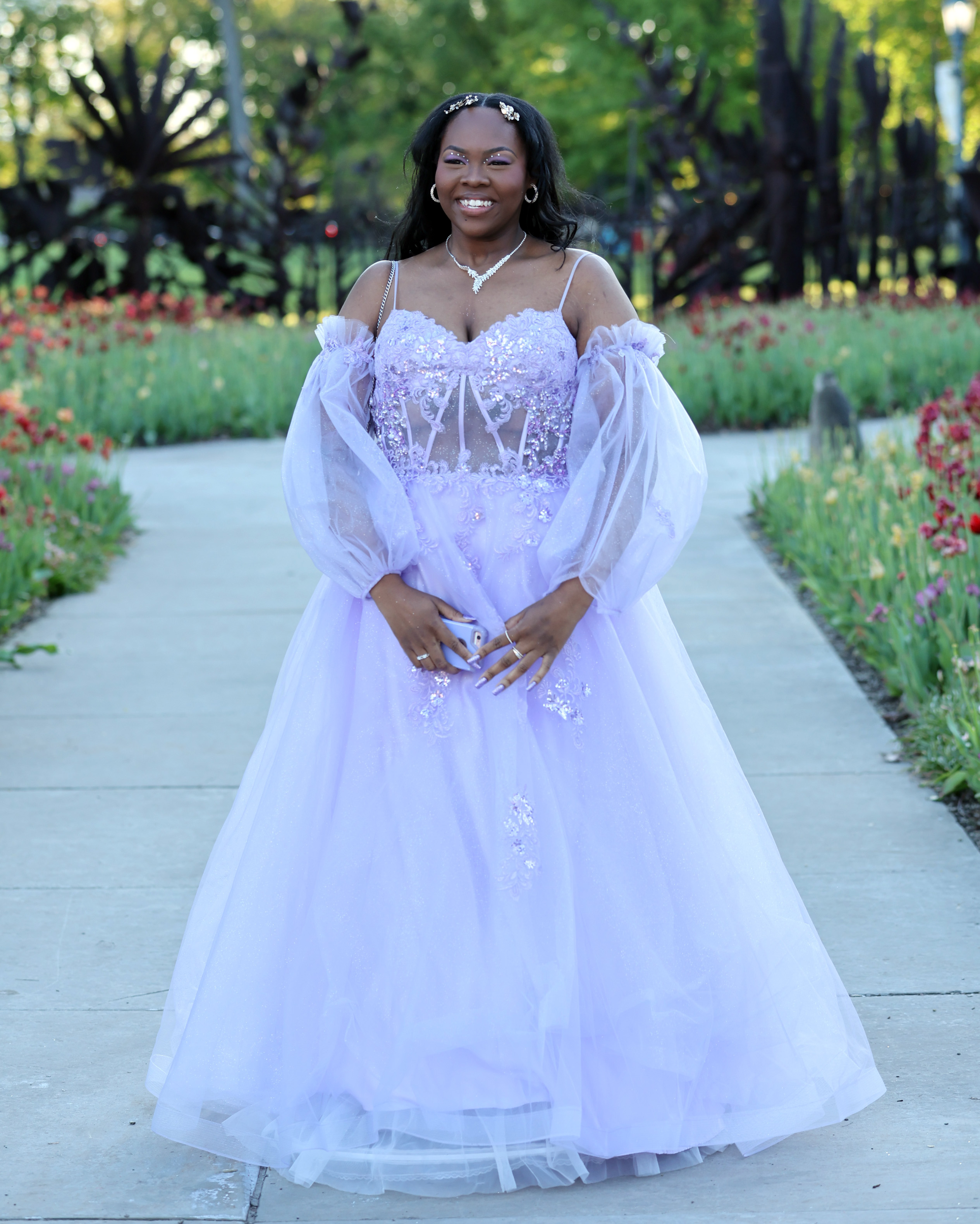 Euclid high school prom at the Cleveland Botanical Gardens, May 9, 2025 ...