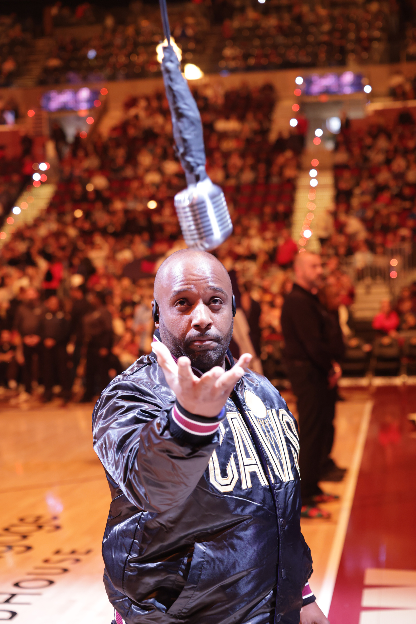 Ahmaad Crump, Cleveland Cavaliers on-court emcee - cleveland.com