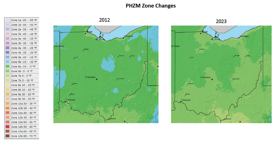 Zone Map Of Parma Ohio The USDA's Gardening Zones Shifted. This Map