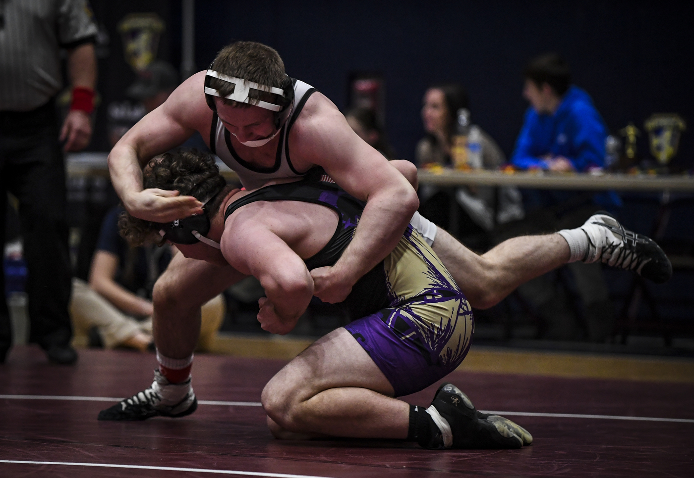 District 11 Class 2A individual wrestling finals on Feb. 26, 2022 ...