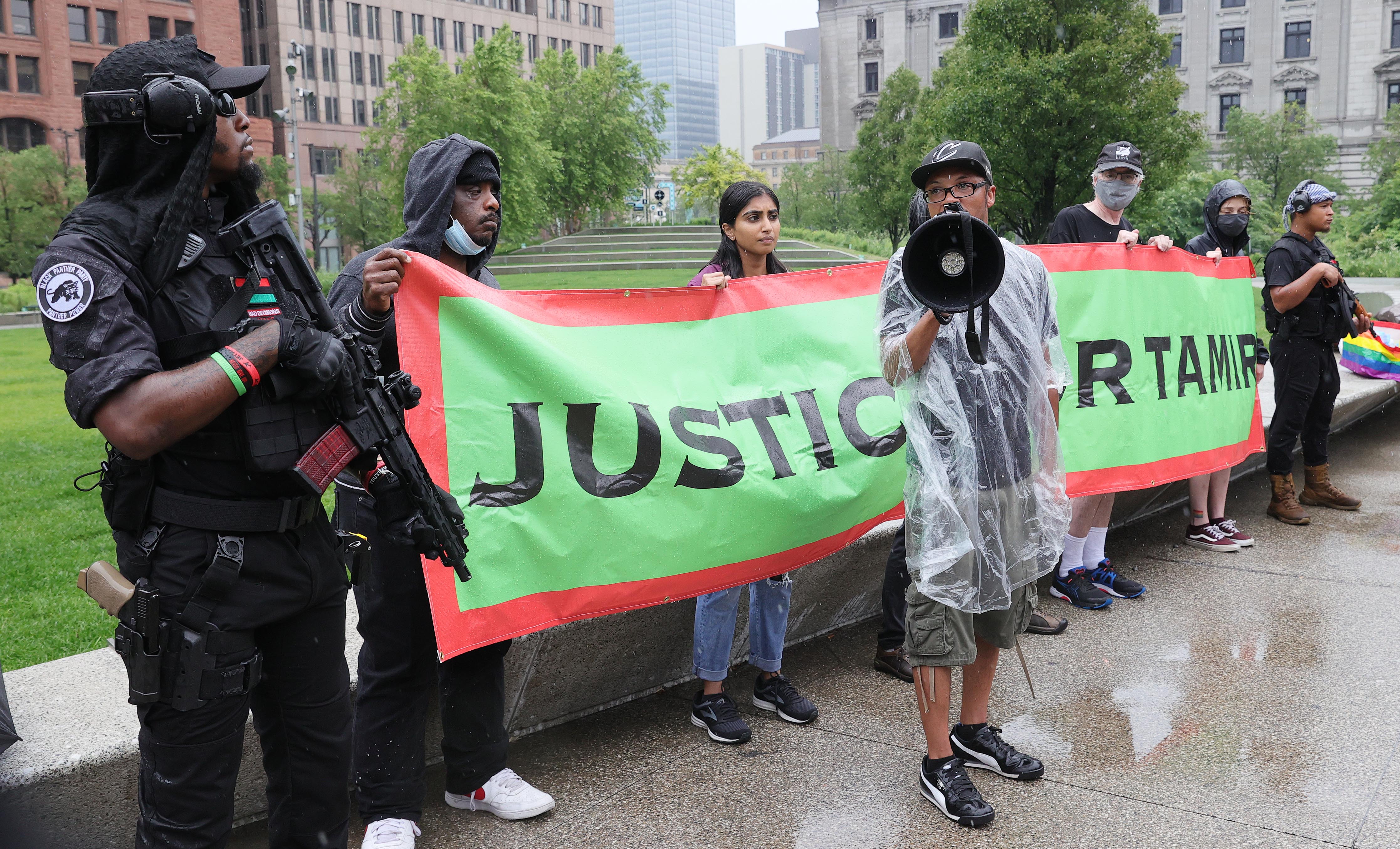 Tamir Rice’s rally for justice at Public Square in downtown Cleveland ...