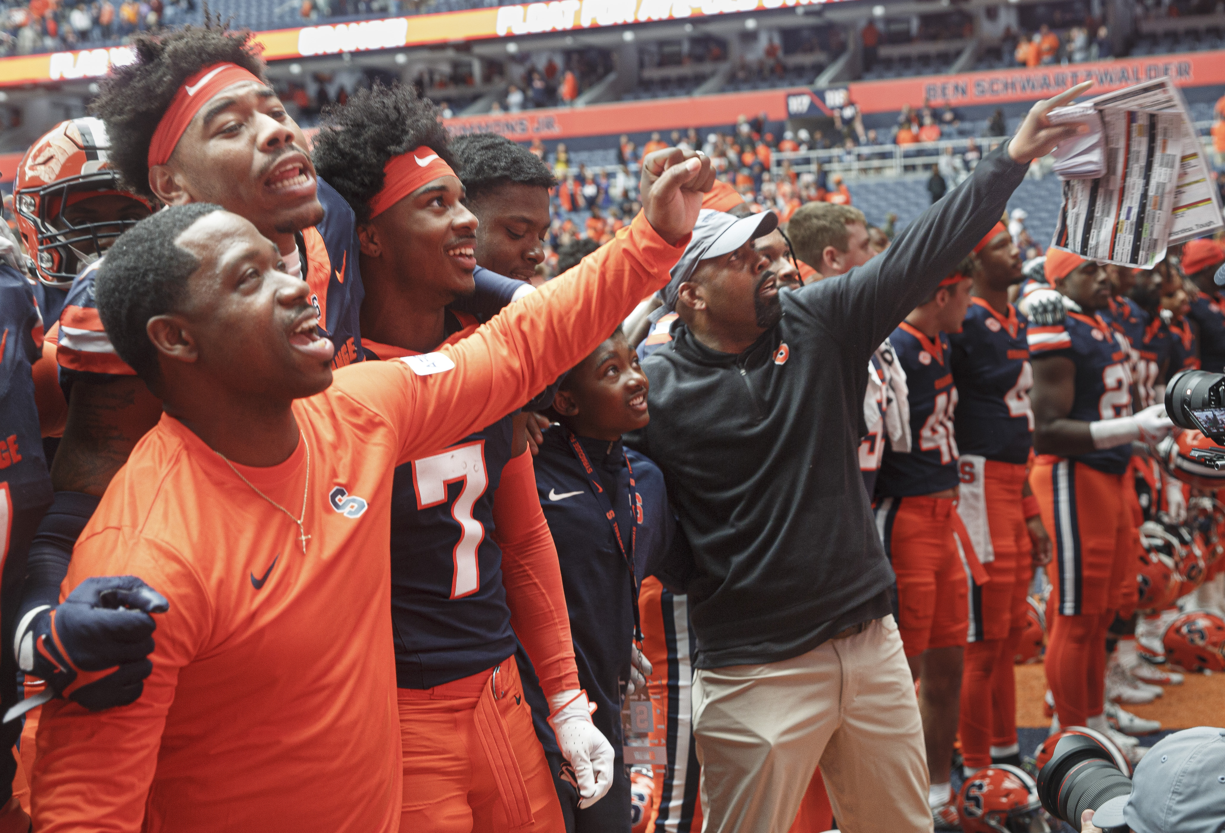 Fran Brown's Syracuse football team defeats Georgia Tech at the Dome ...