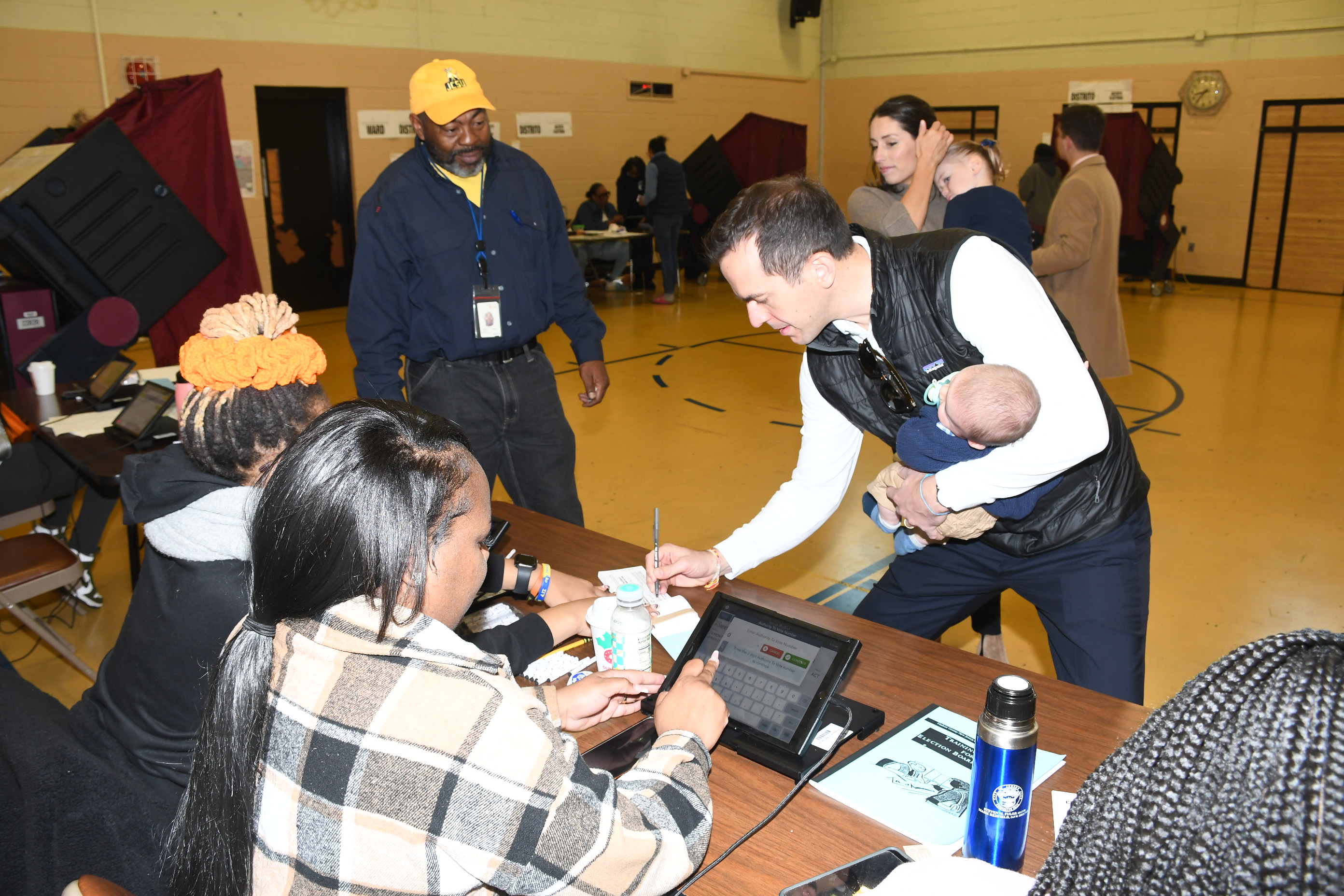 Rob Menendez Jr. votes on Election Day, Nov. 8, 2022 - nj.com