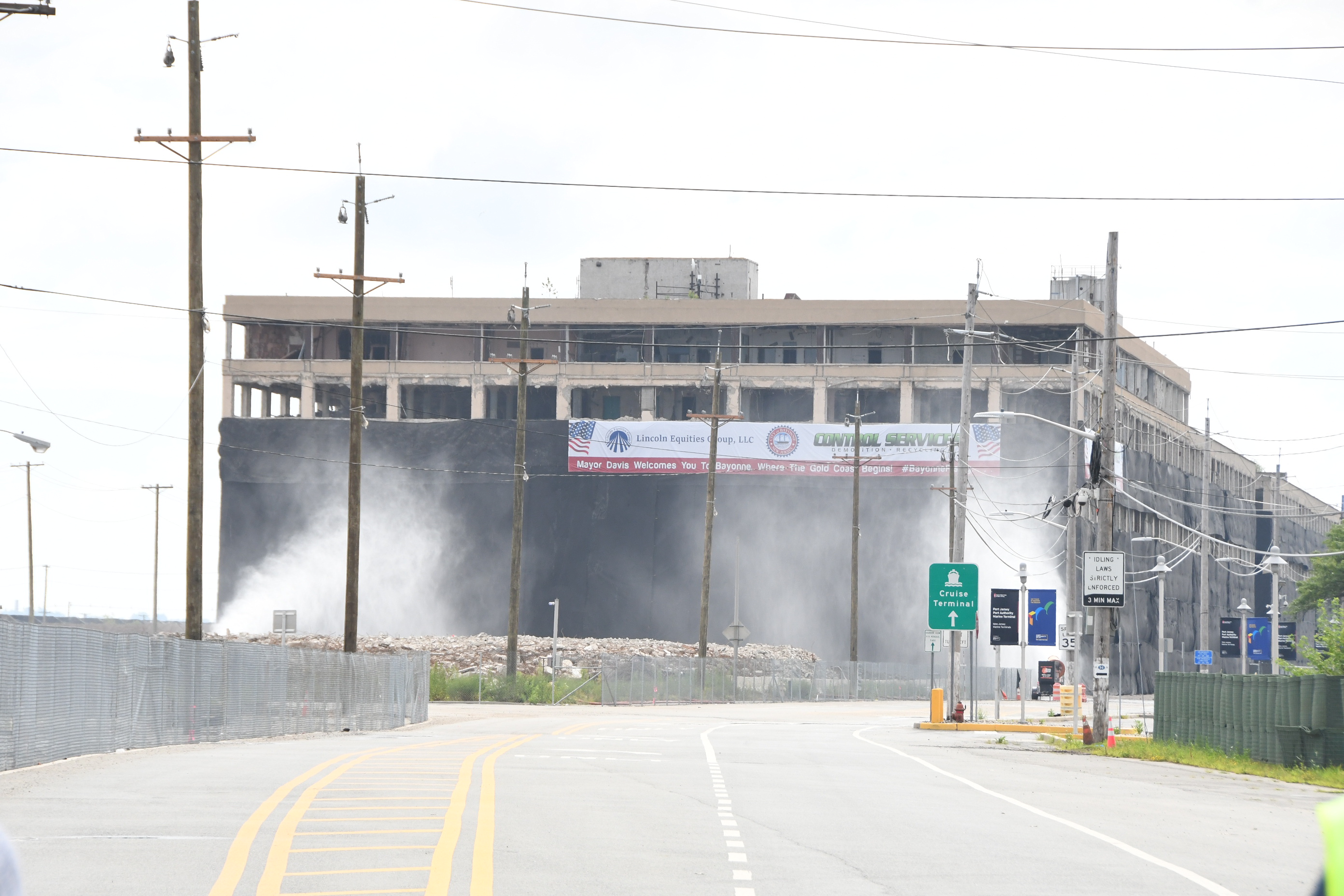 World War II-era building at former Military Ocean Terminal at Bayonne ...