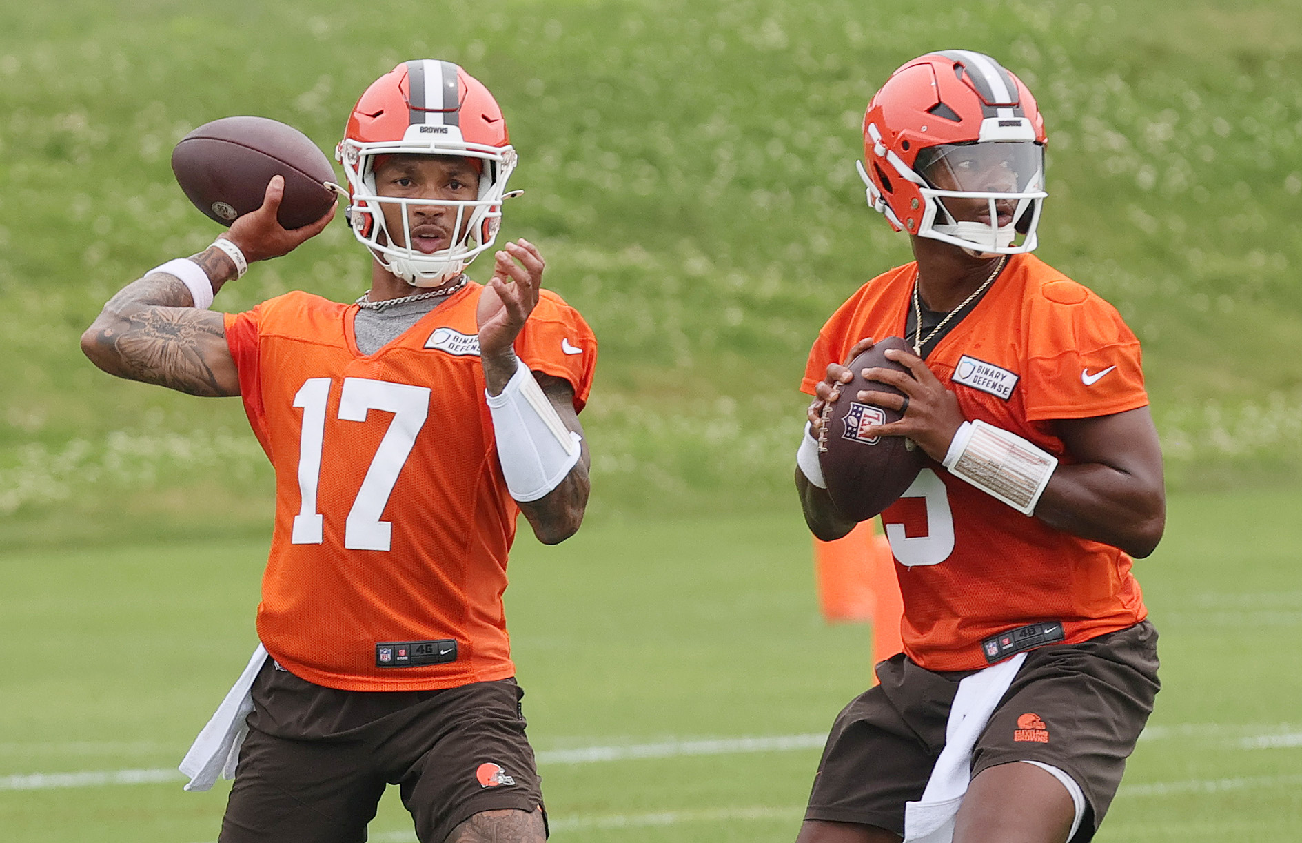 Day one of Cleveland Browns training camp at The Greenbrier, July 25 ...