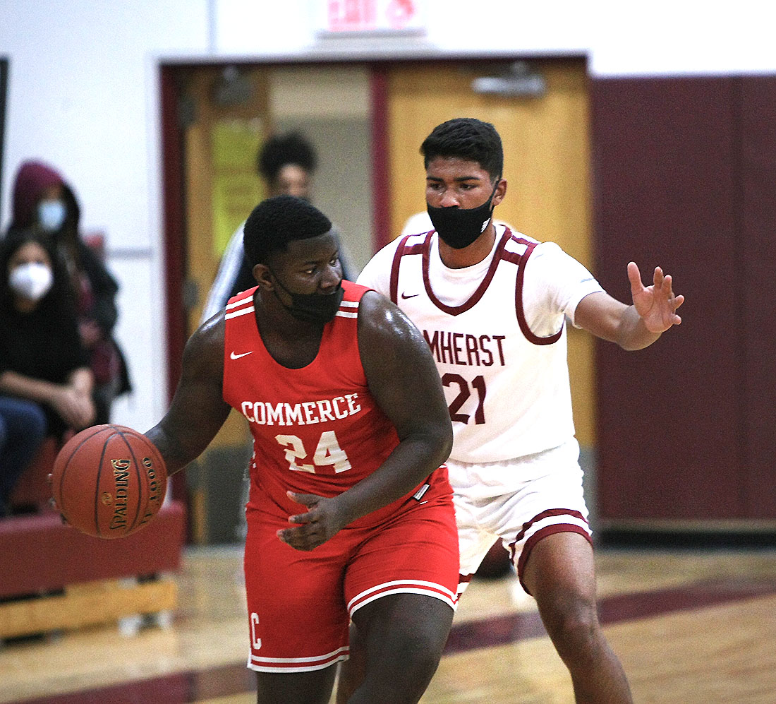 Commerce vs Amherst boys Basketball 2/2/22 - masslive.com