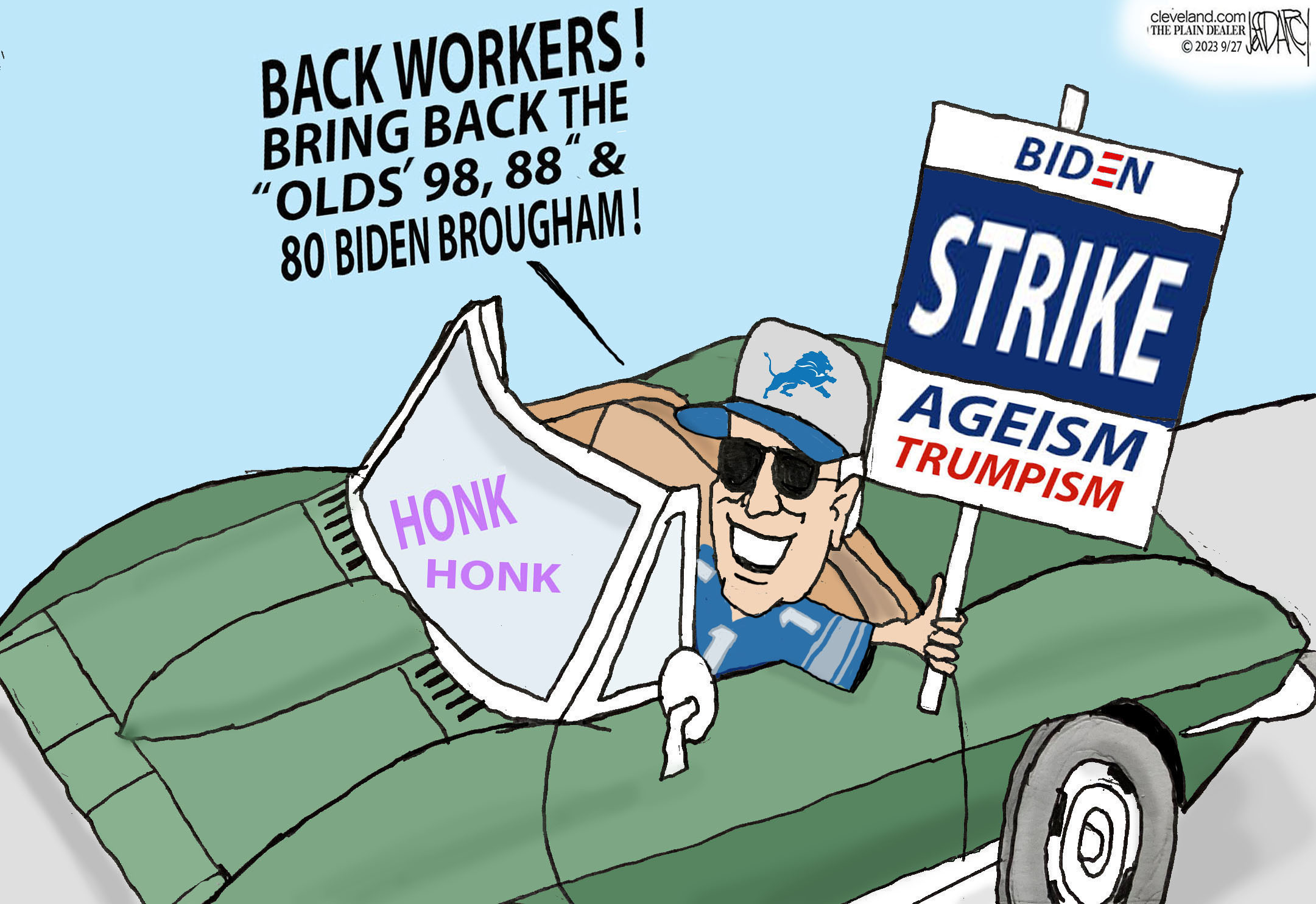 First In Line Cartoon