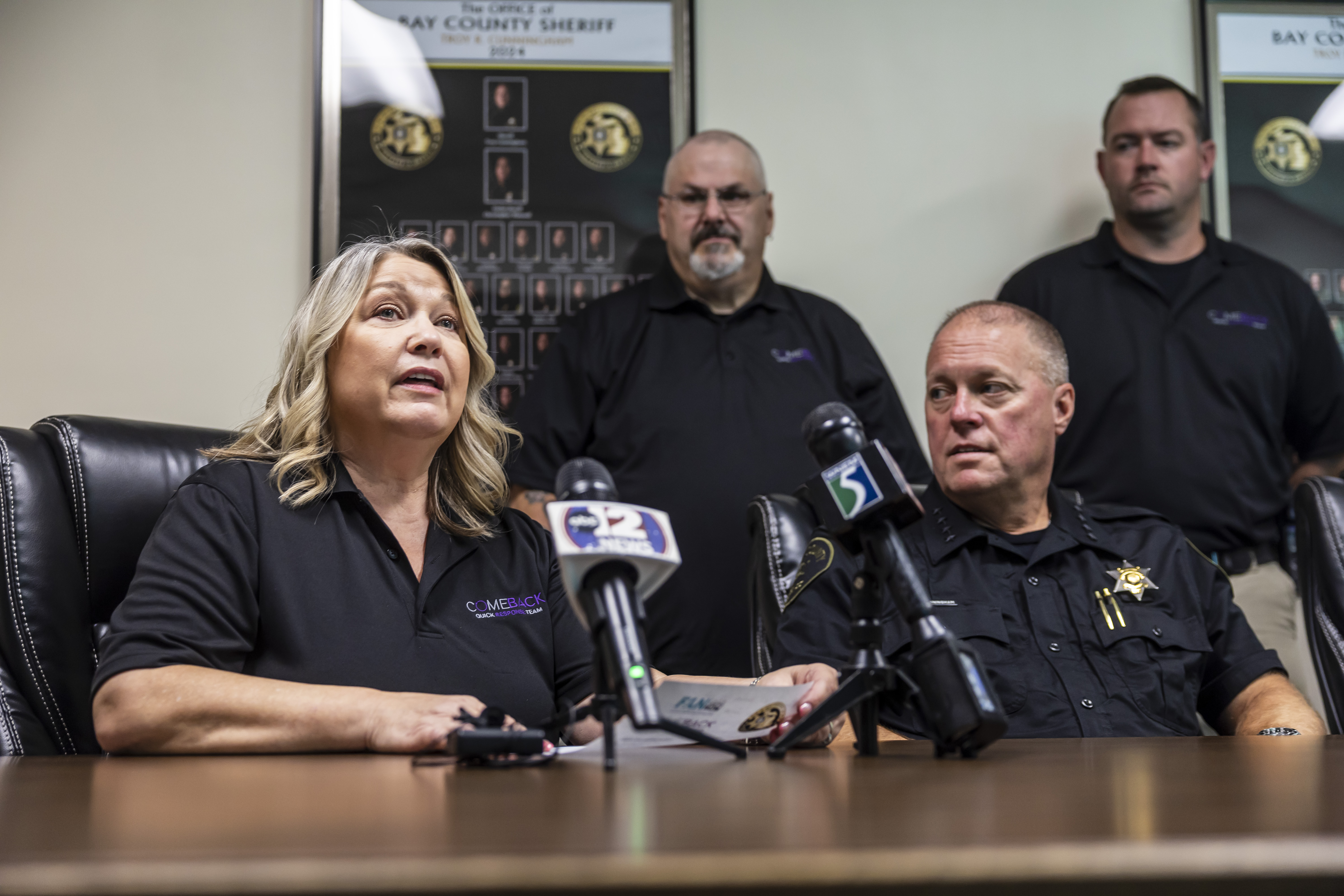 Face Addiction Now and Bay County Sheriff’s Office press conference ...