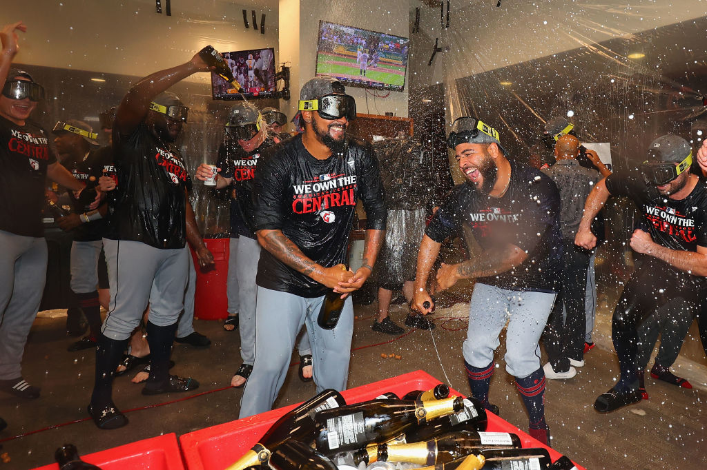 Cleveland Guardians celebrate 12th AL Central Division title ...