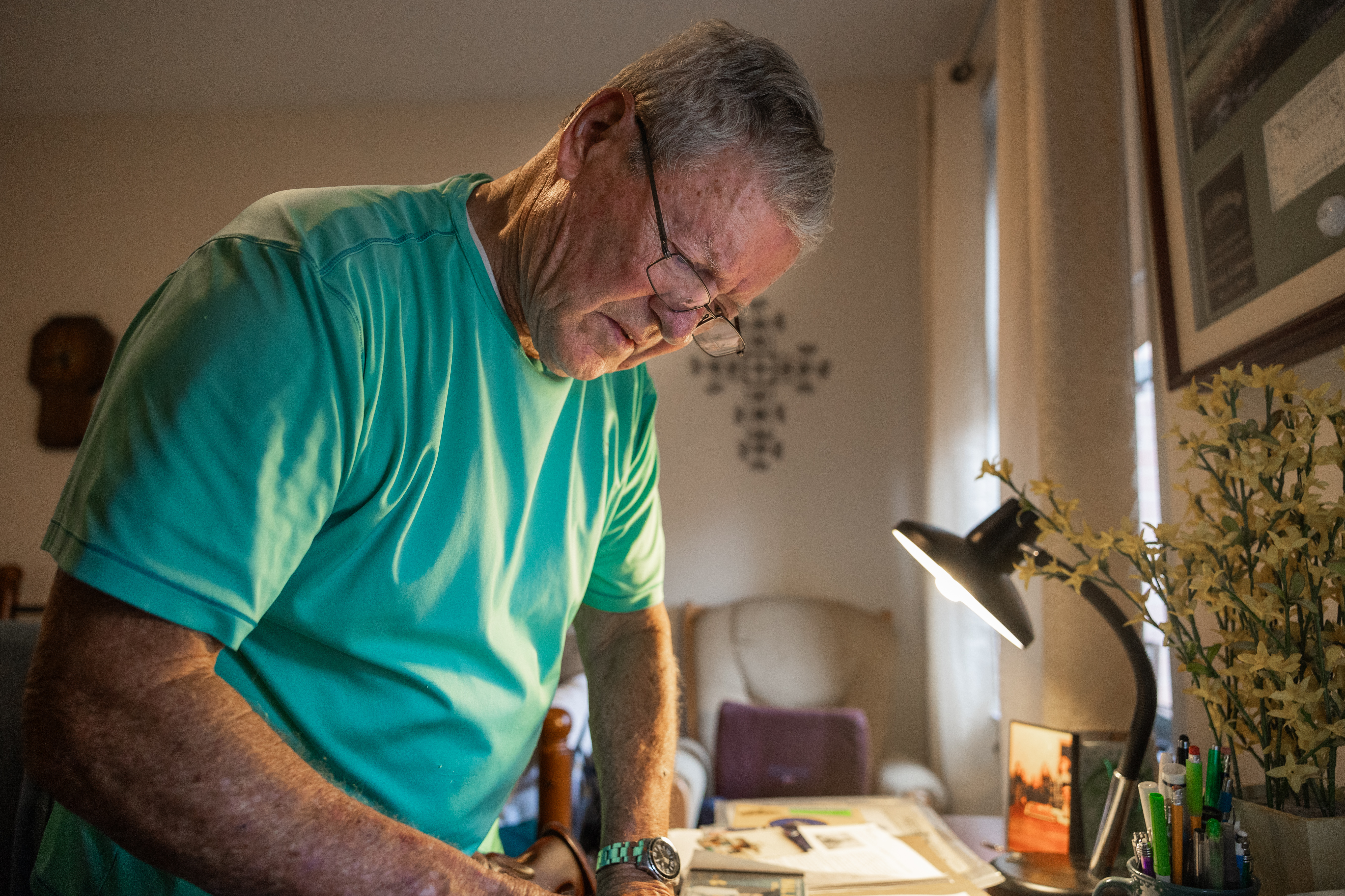George 'Jerry' Callahan, 85-year-old cancer survivor, is writing a book ...