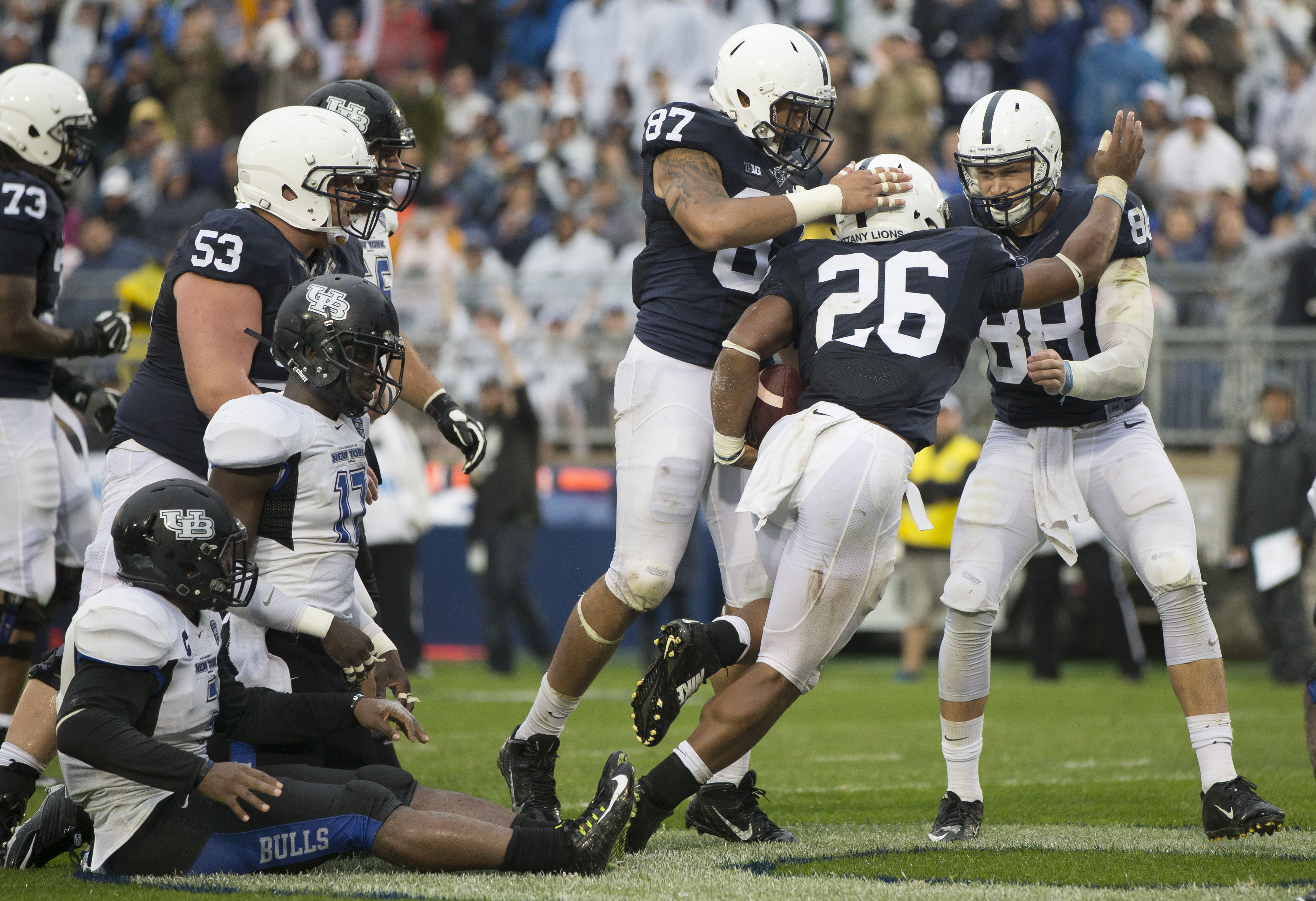 Penn State running back Saquon Barkley's leap over Buffalo - pennlive.com