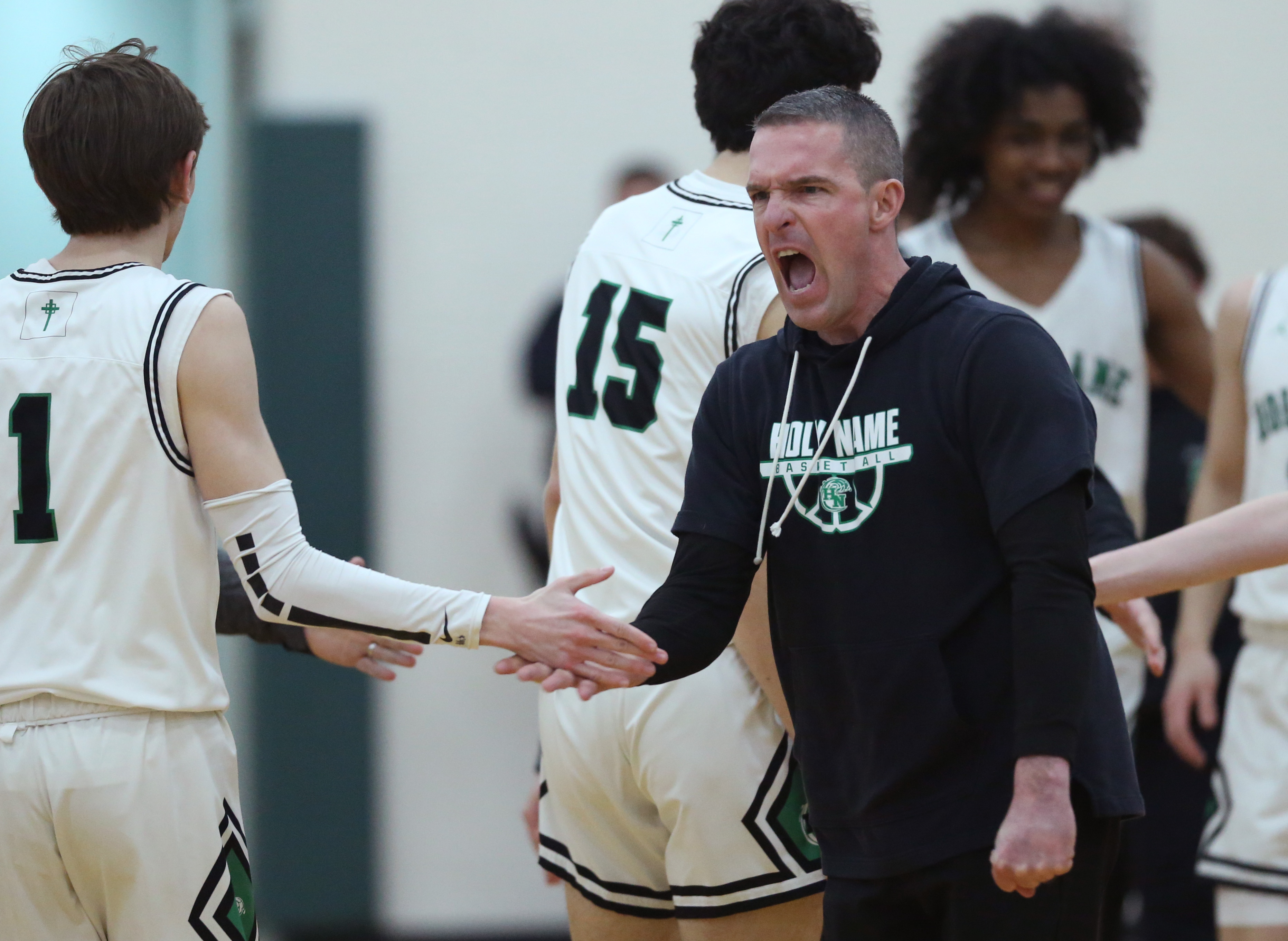 Holy Name vs. Westlake in Great Lakes Conference championship, February ...