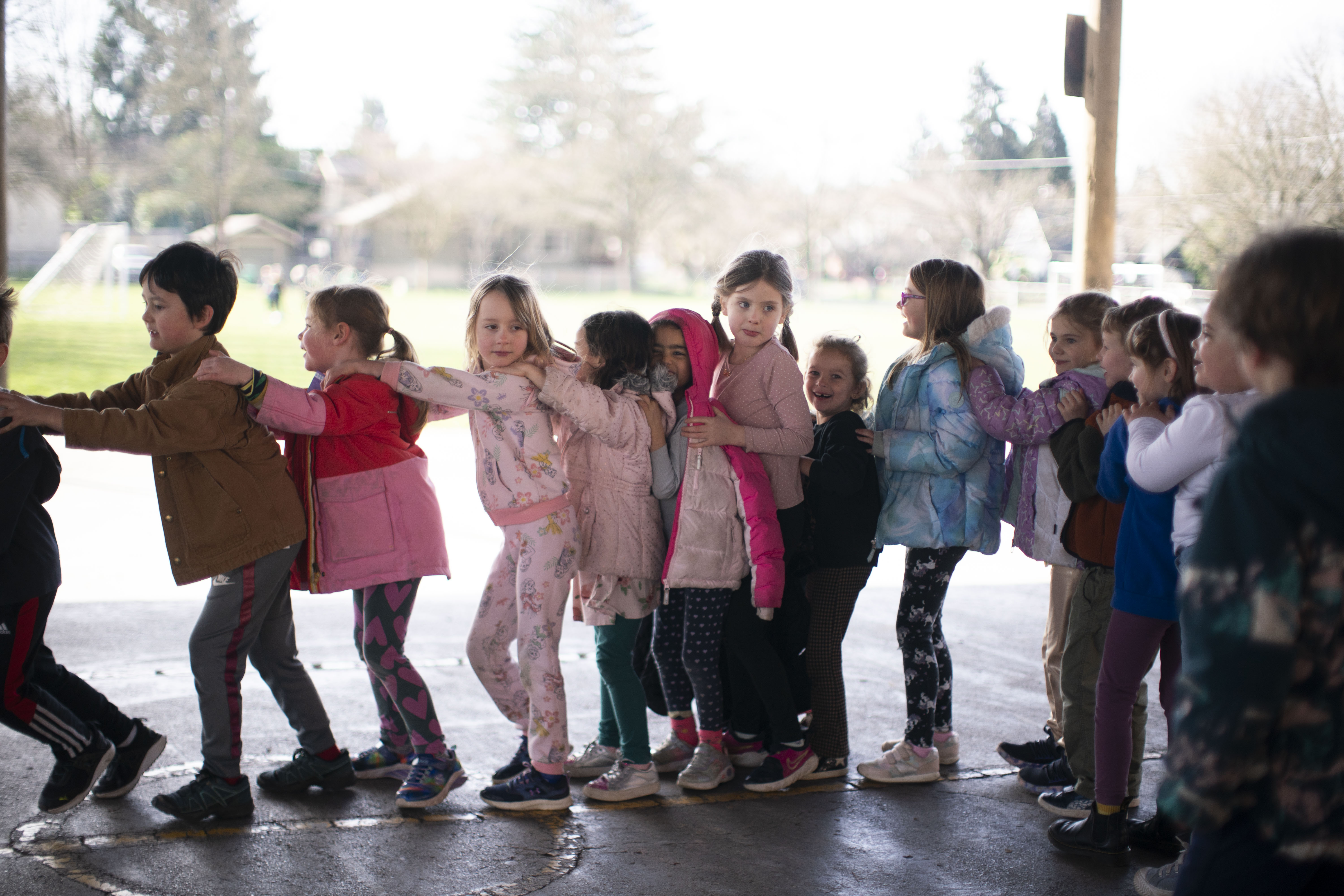 Outdoor dance party at Sabin Elementary School in Northeast Portland ...