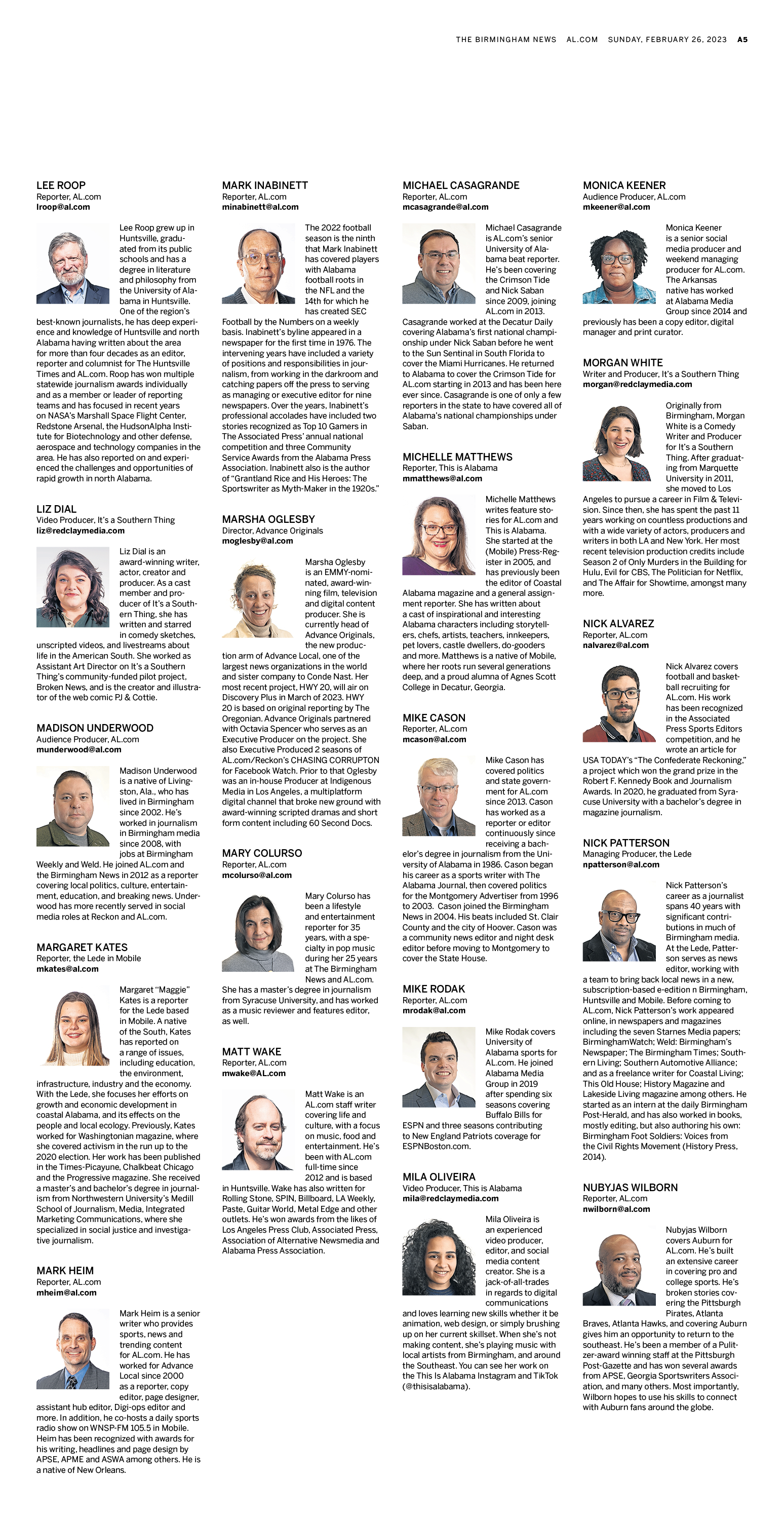 Final editions of The Birmingham News, The Huntsville Times and Press ...