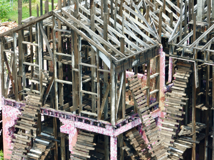 Artist Gigi Janko creates a compelling installation in a struggling ...