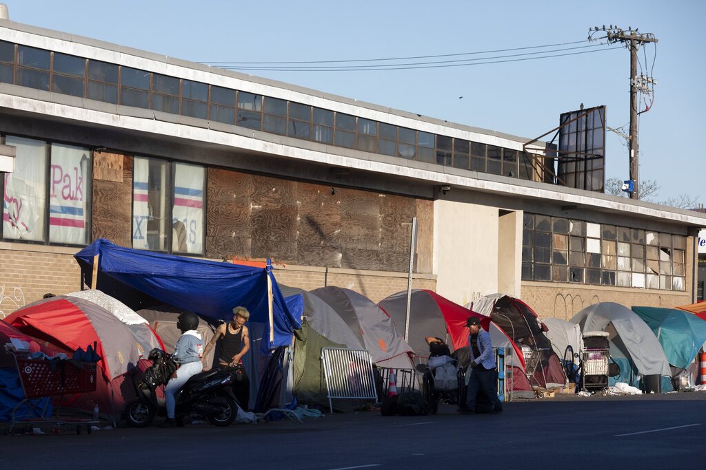 Boston officials started to clear the homeless people living in the ...