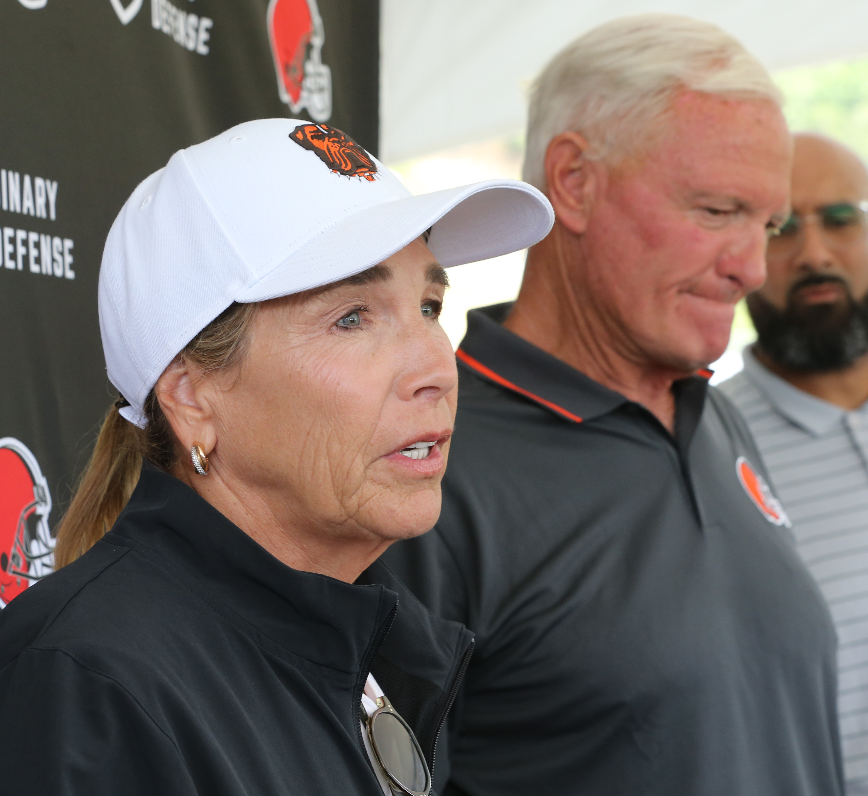 Jimmy and Dee Haslam hold annual training camp press conference, July ...