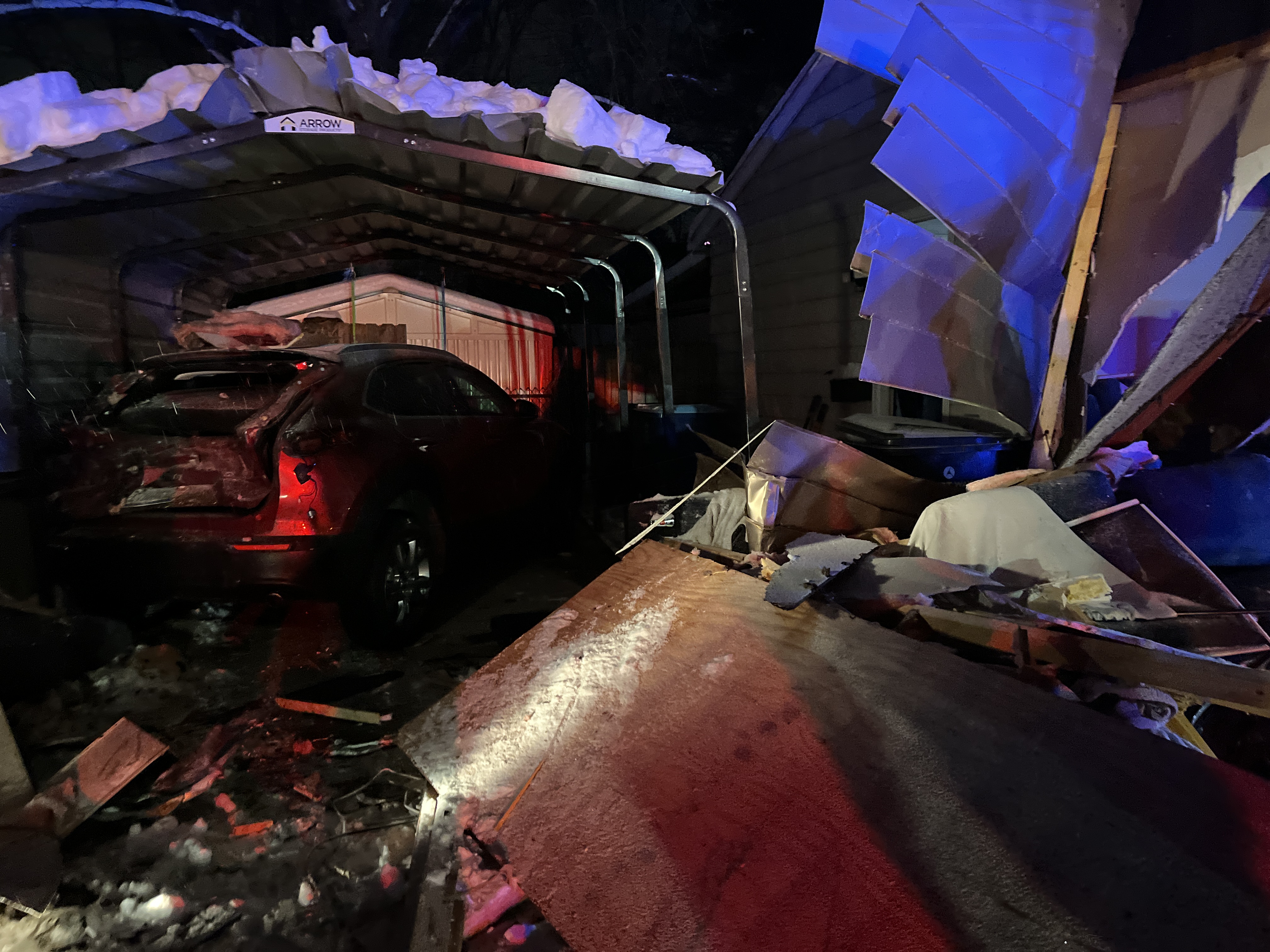 Car hits house, inuring someone inside - mlive.com