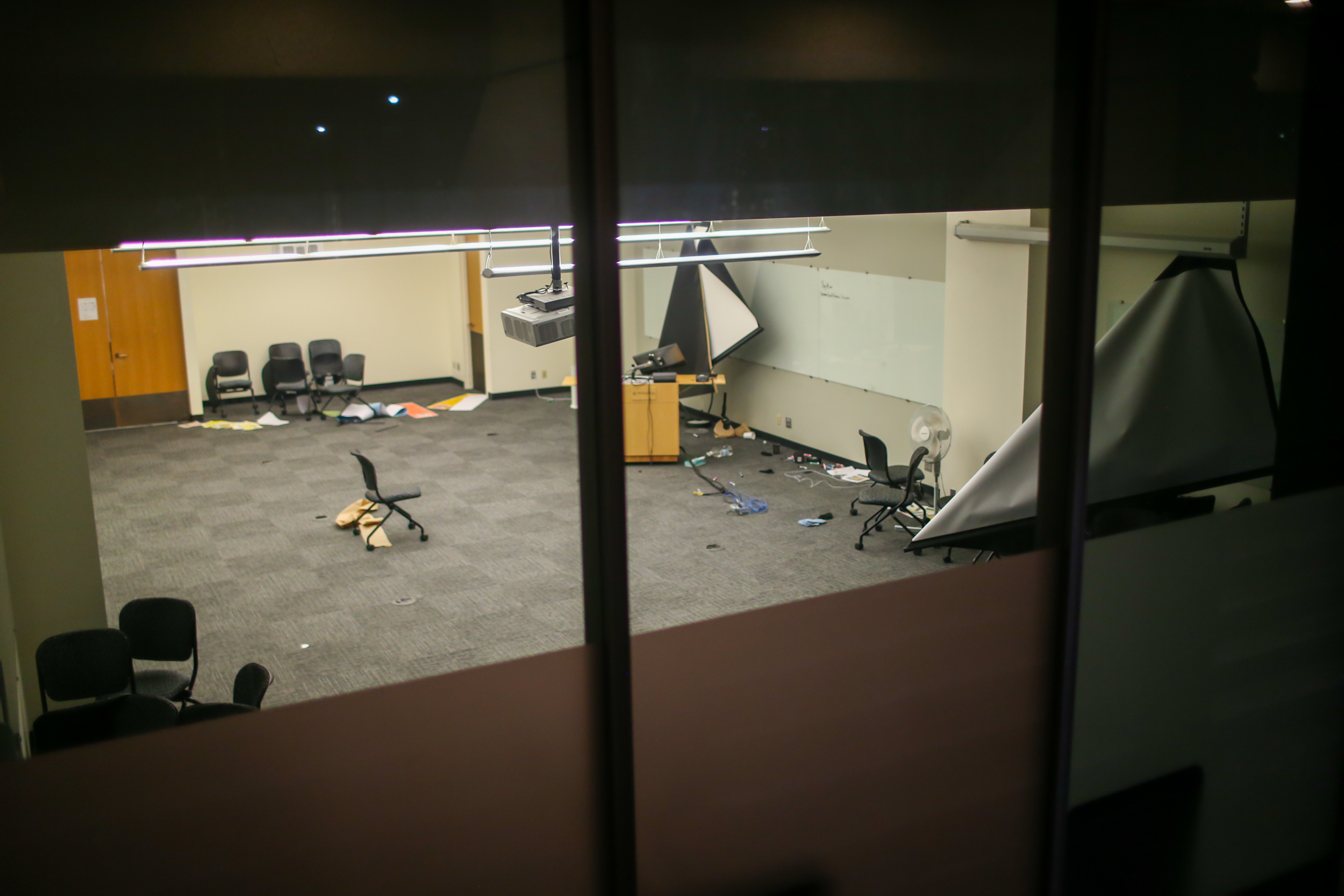 Protest at PSU library Day 3 - oregonlive.com