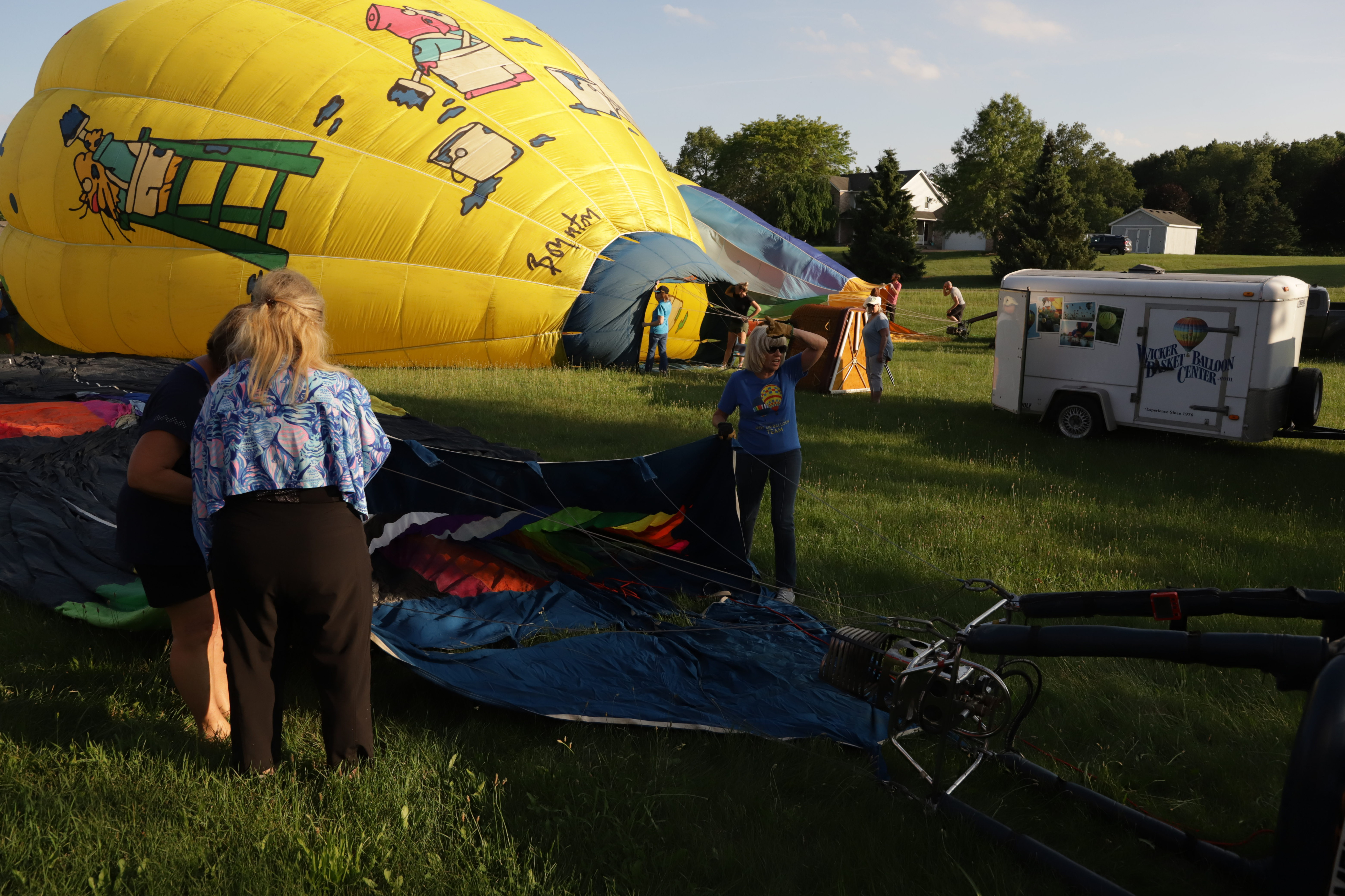 Hot air balloon pilot Dawn McKenzie - mlive.com