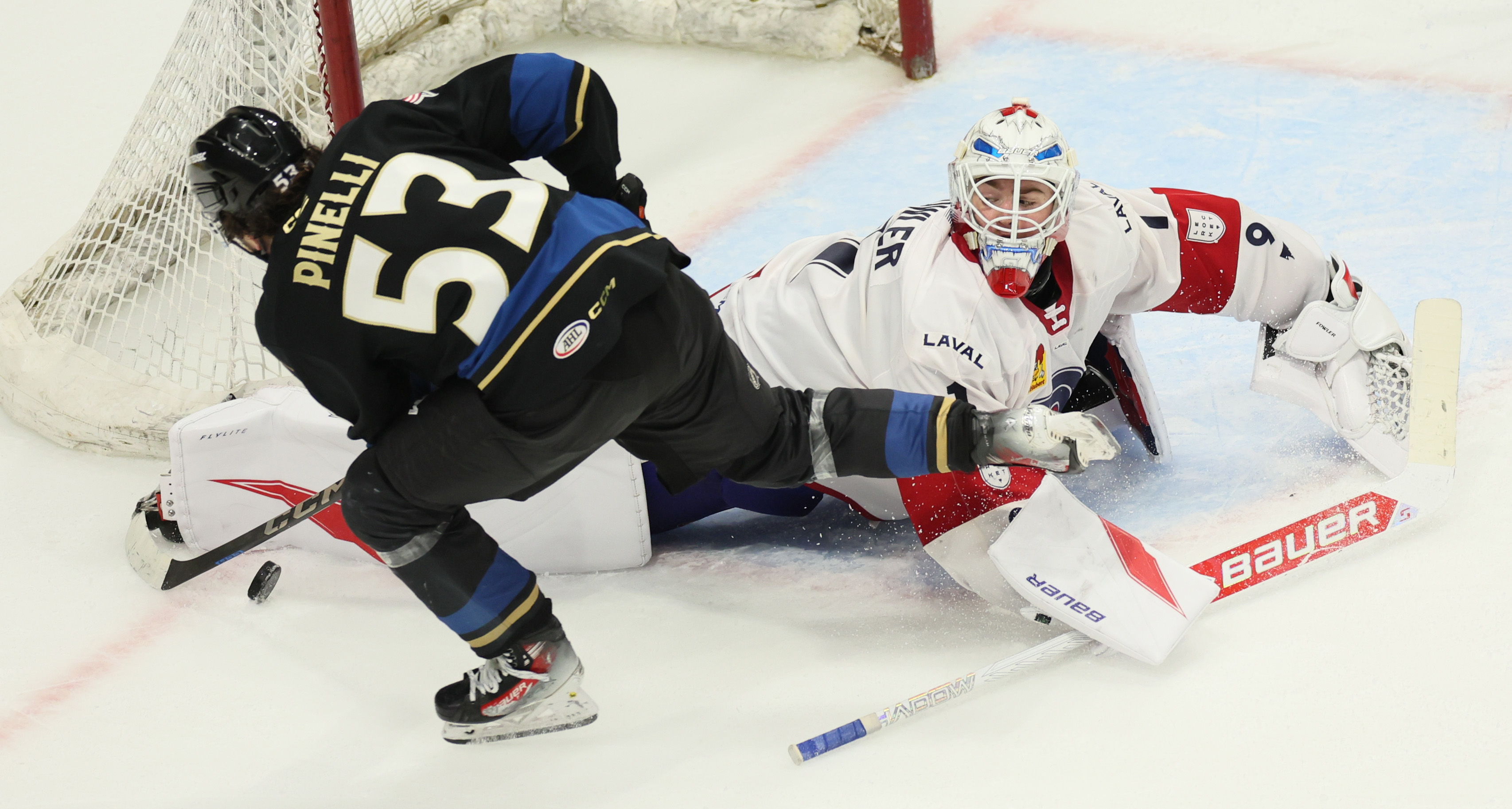 Cleveland Monsters vs. Laval Rocket in game 2 of AHL's North Division ...