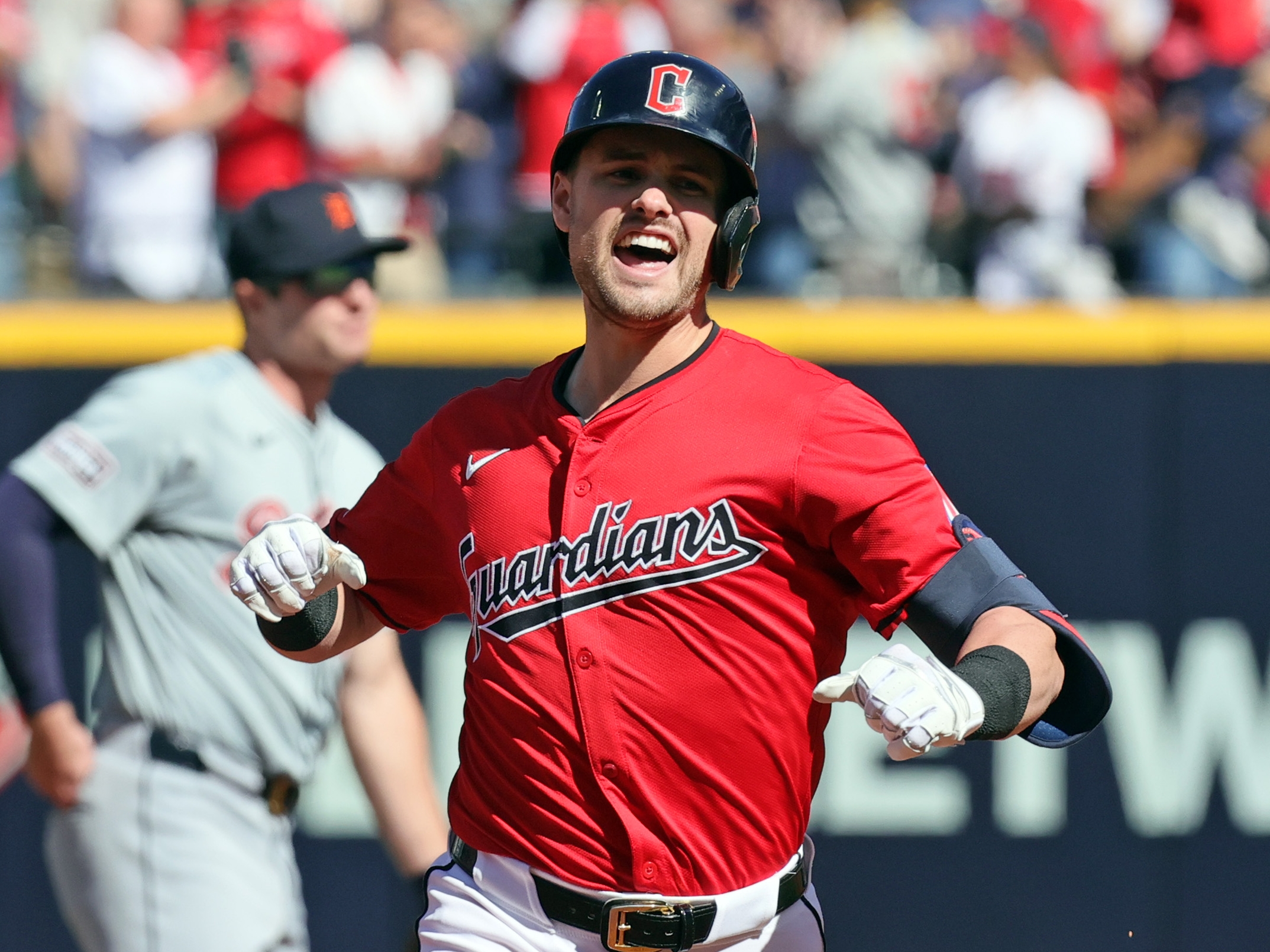 Cleveland Guardians vs. Detroit Tigers in game 1of ALDS, October 5 ...