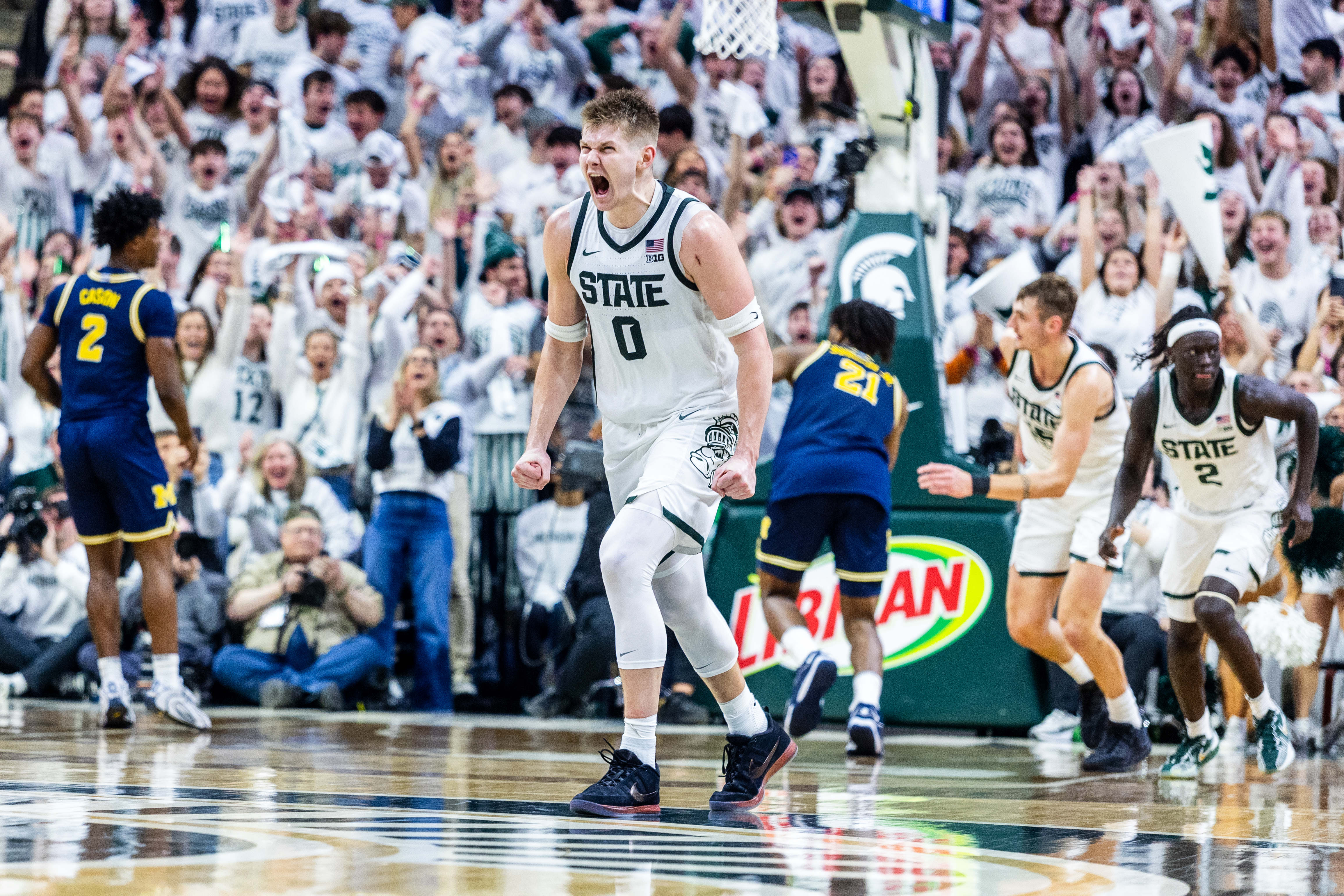 No. 7 Michigan State basketball hosts No. 3 Michigan in rivalry ...