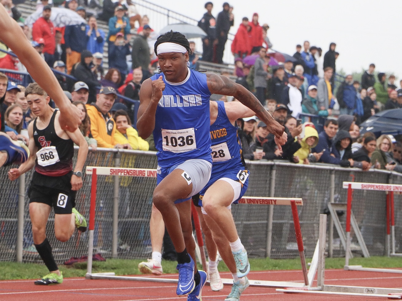 Mid-Penn Conference athletes compete during the 2024 District 3 track ...