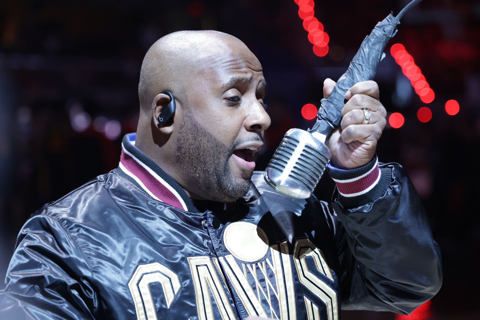 Ahmaad Crump, Cleveland Cavaliers on-court emcee - cleveland.com