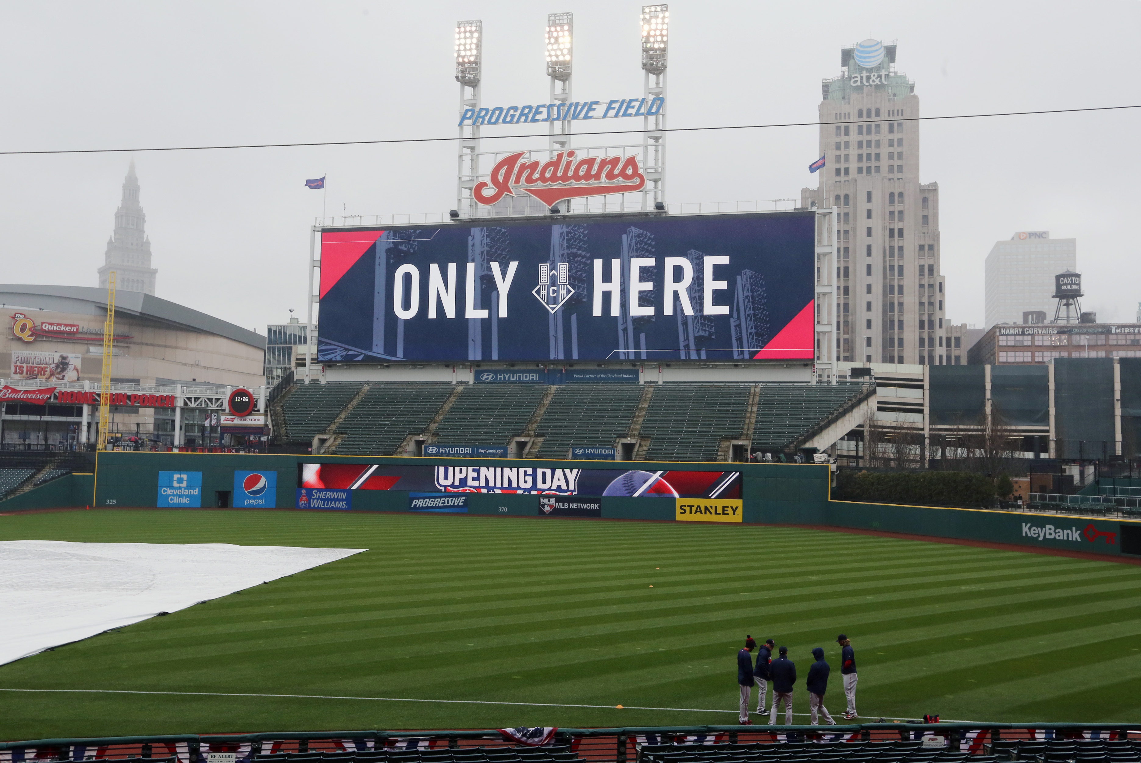 Photos from a decade of Cleveland baseball home openers, 2012-2021 ...