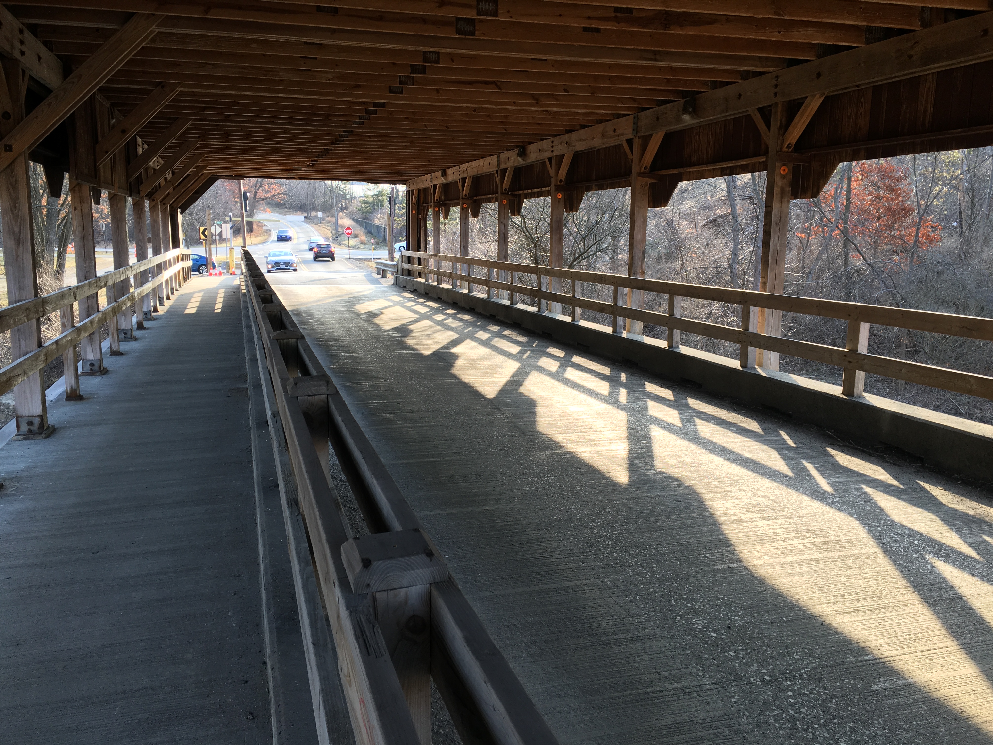 Cleveland Covered Bridges Ascending Abandoned Eagle Avenue Vertical