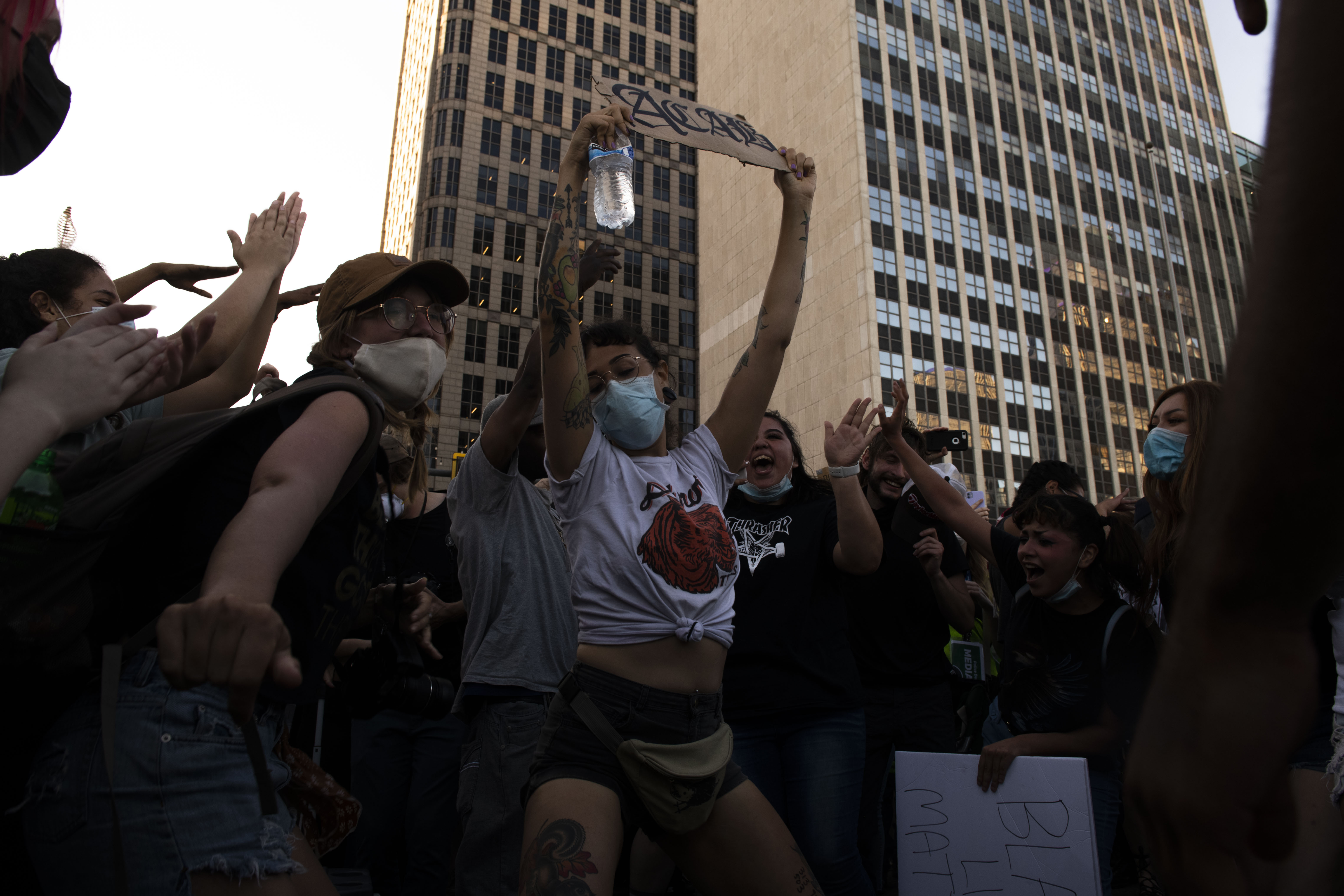 Nonviolent protesters march and dance in the city of Detroit - mlive.com