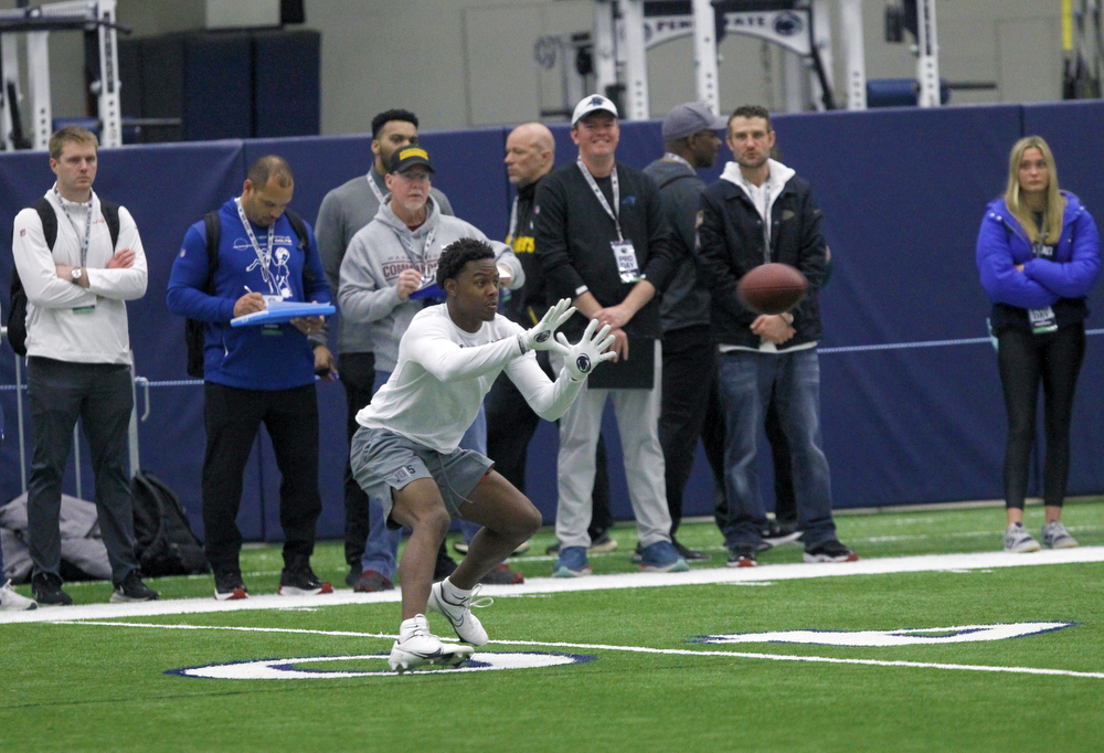 Nazareth grad Jahan Dotson participates in Pro Day at Penn State ...