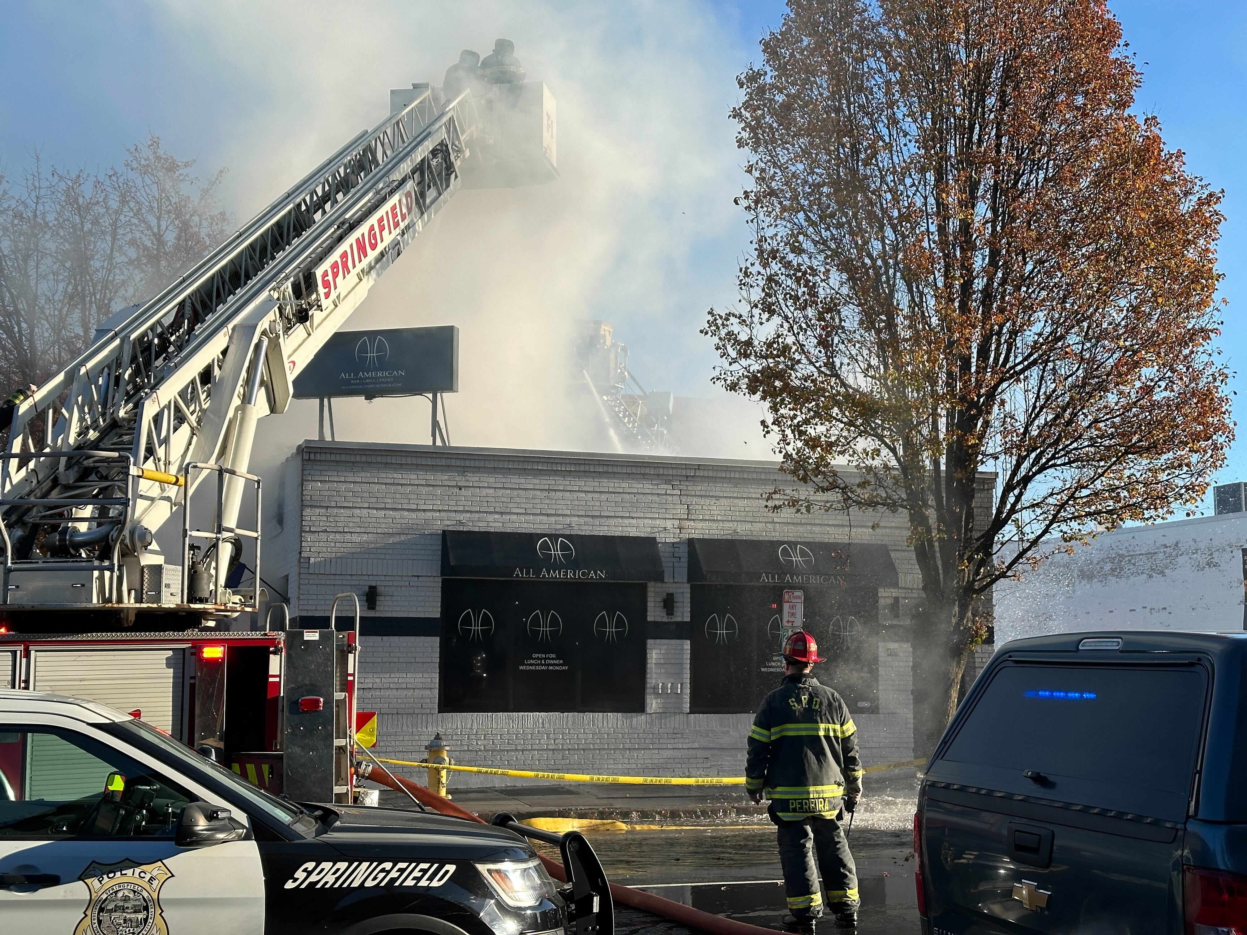 Fire at All American, Springfield - masslive.com