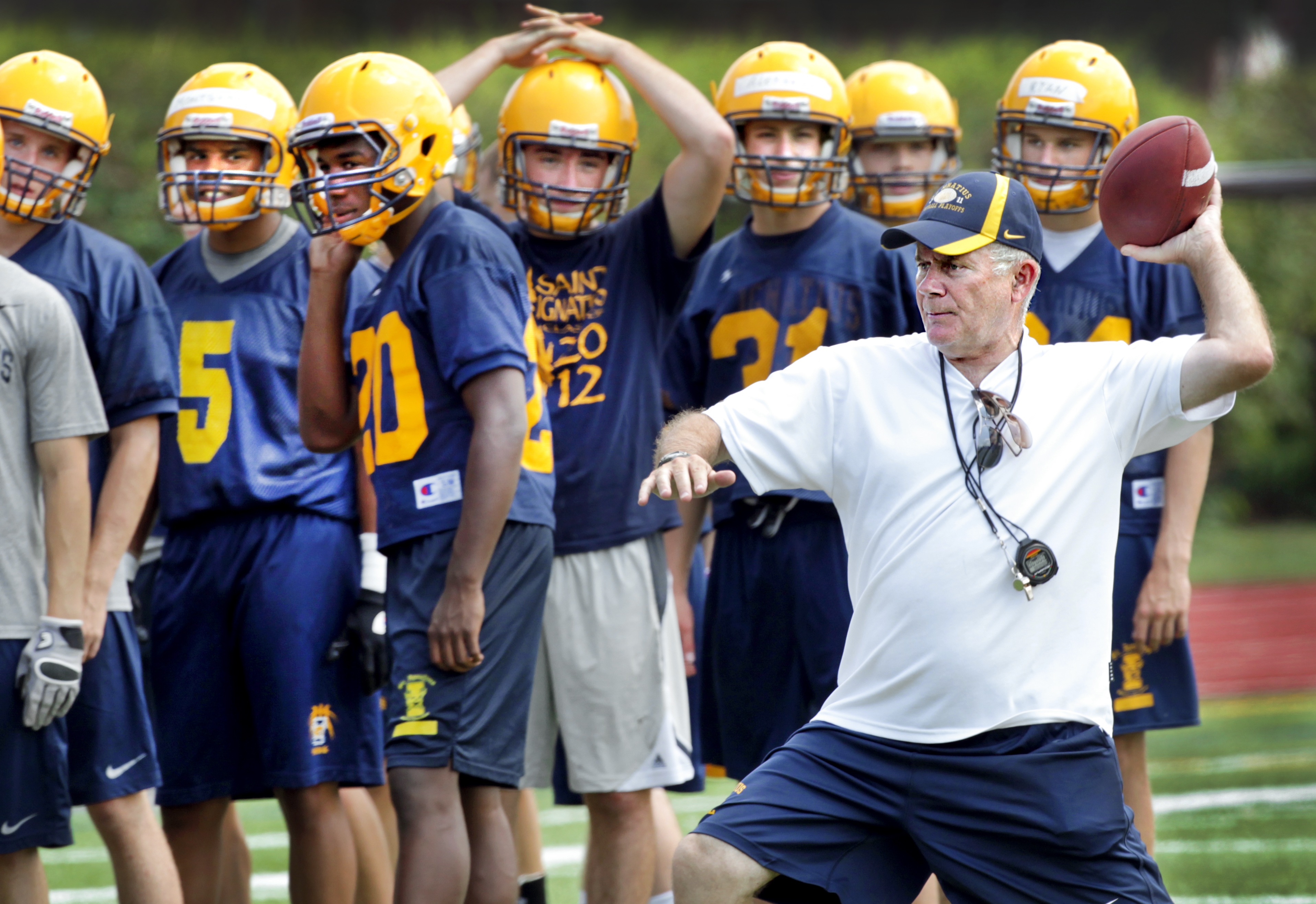 St. Ignatius head football coach Chuck Kyle - cleveland.com