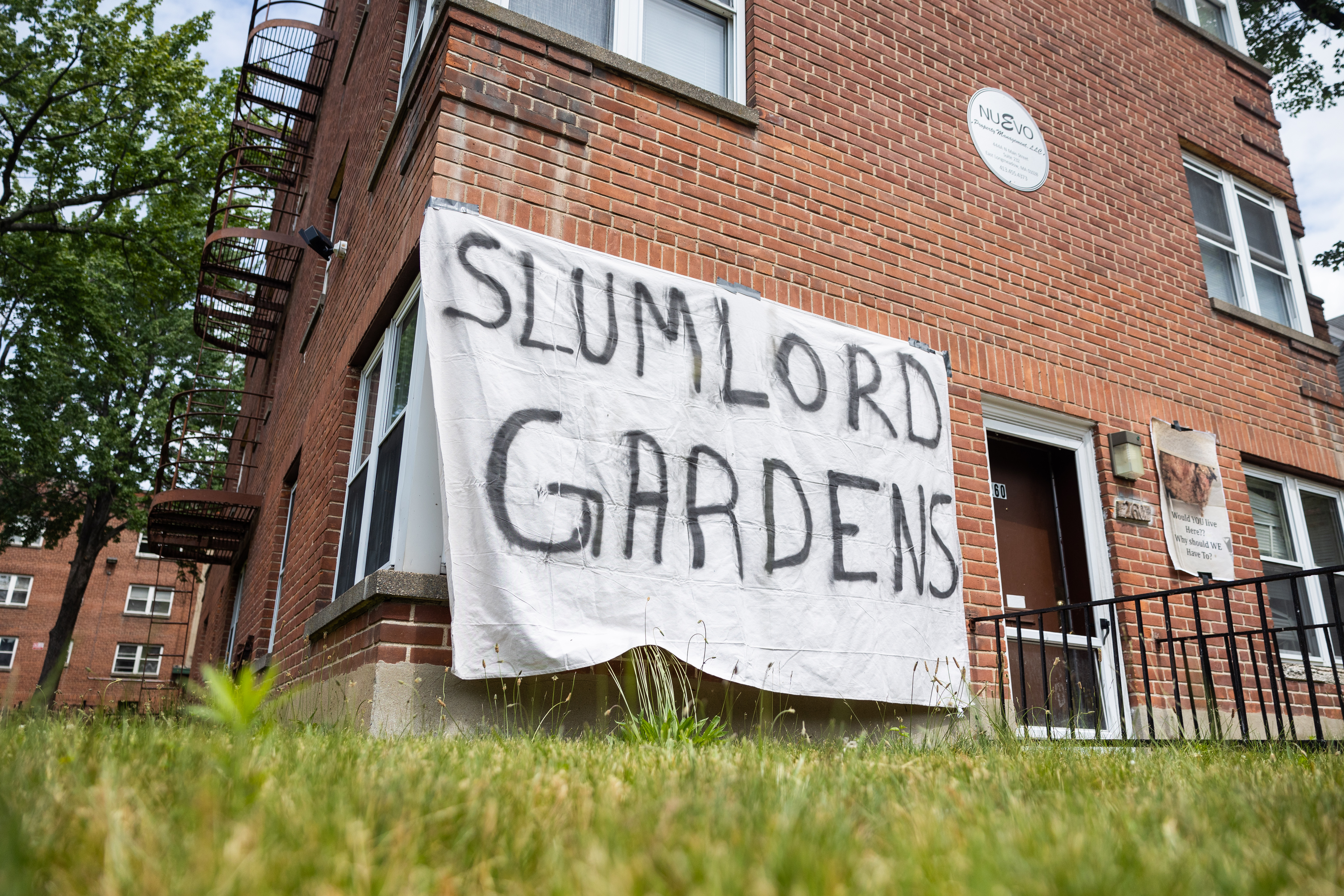 Springfield Gardens tenants protest bad living conditions on Union ...