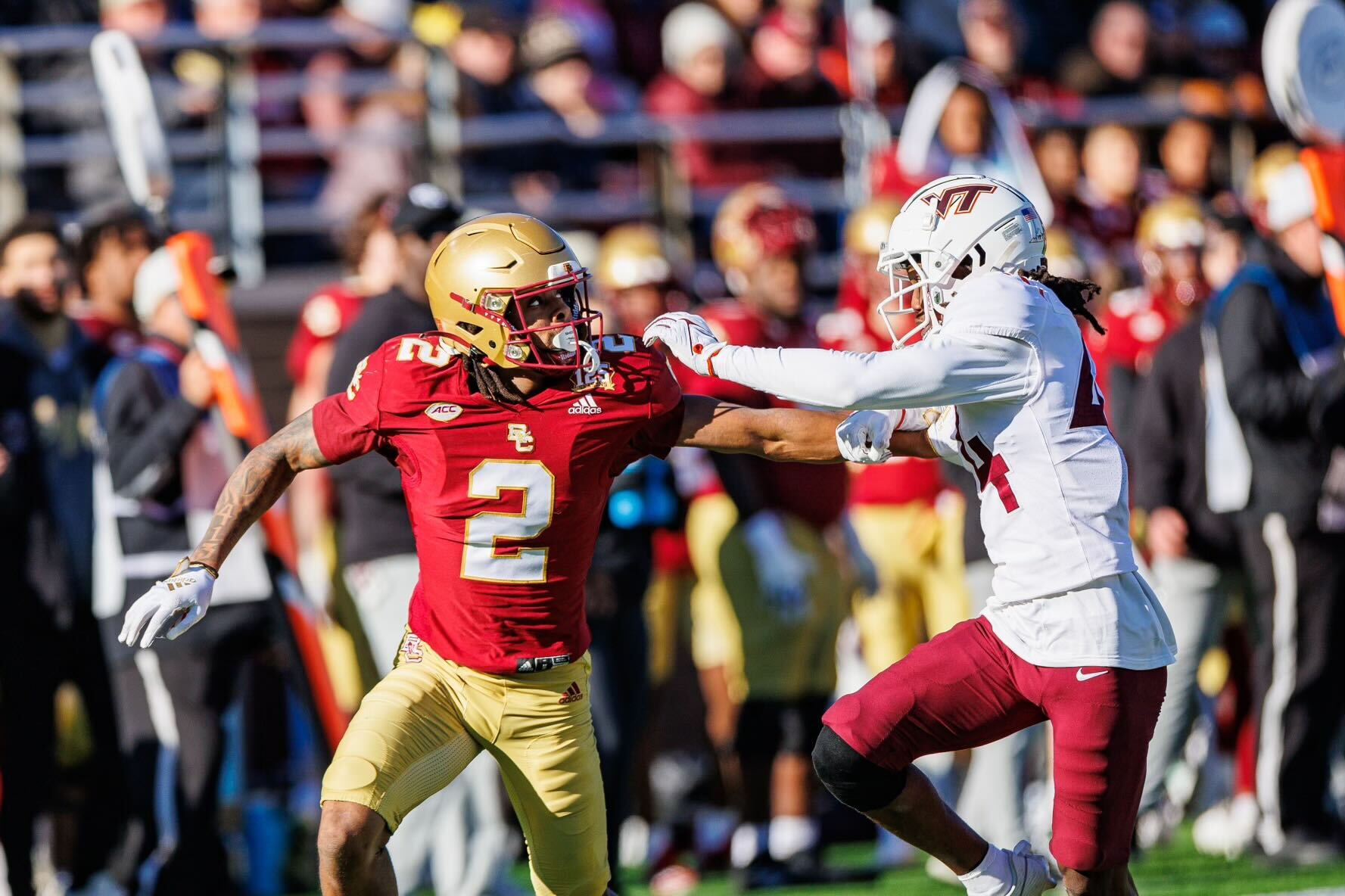 Virginia Tech football defeats Boston College on Nov. 11, 2023 ...