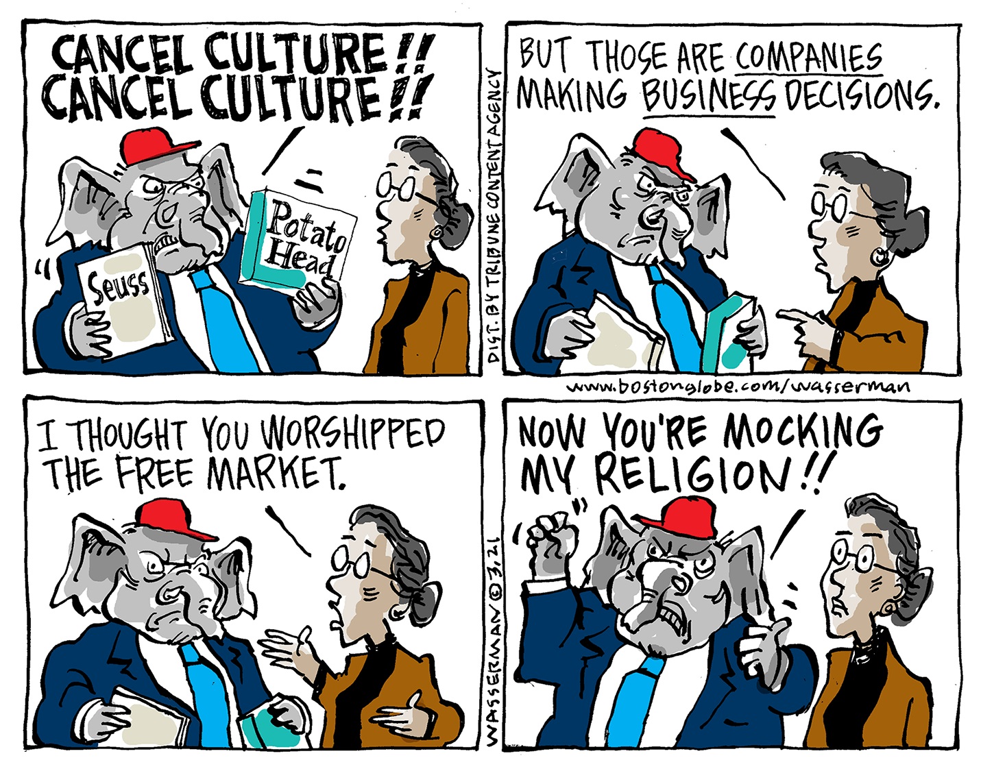 Editorial cartoons for March 21, 2021 - oregonlive.com