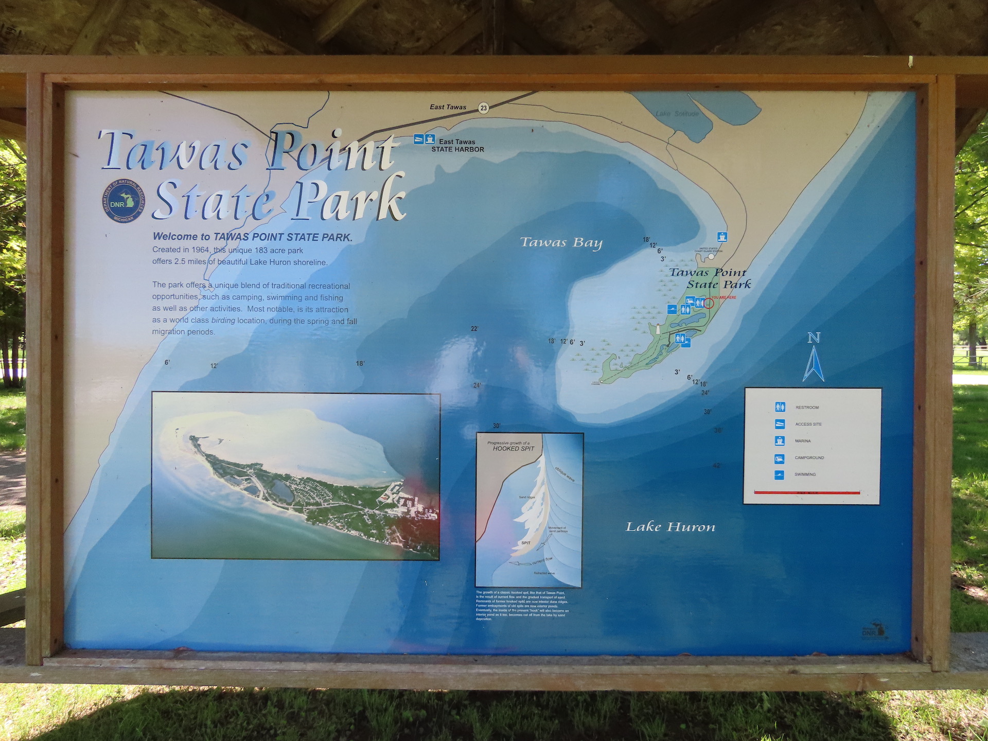 High water eroding Tawas Point State Park - mlive.com