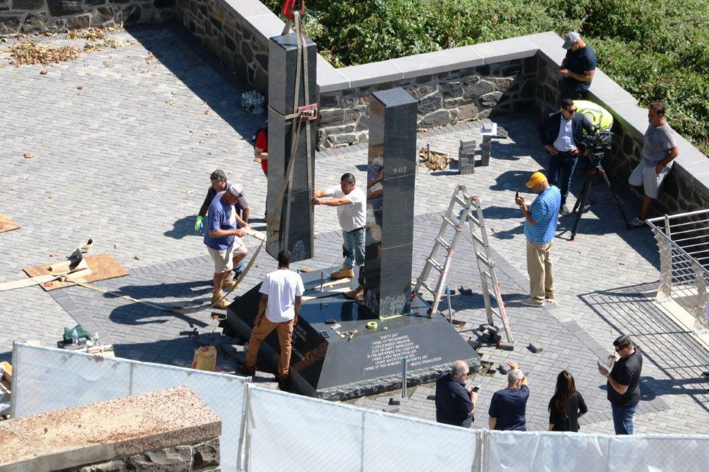 Sneak peek at new Hudson County 9/11 memorial, Sept. 1, 2022 - nj.com