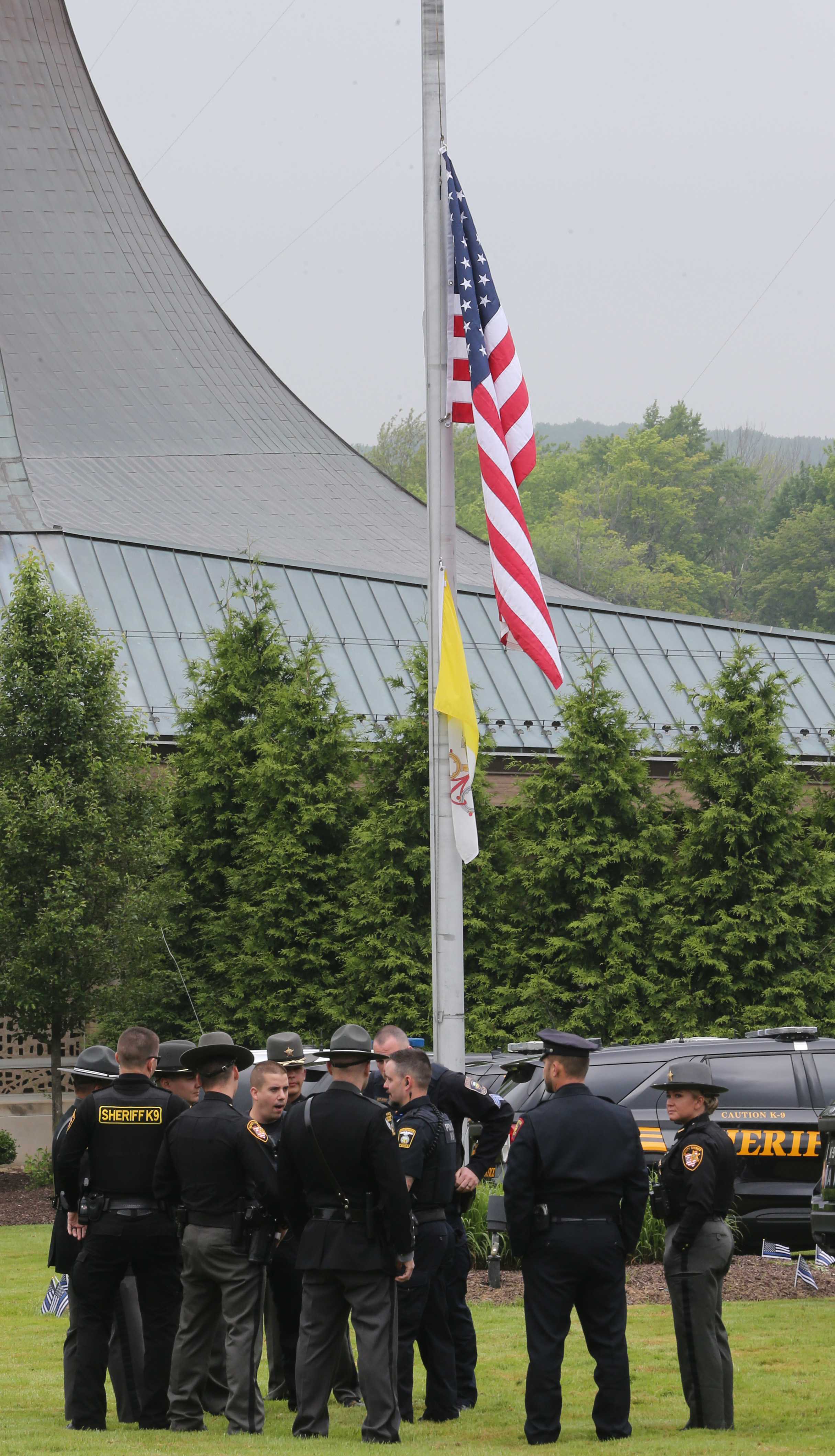 Memorial service for Euclid police officer Jacob Derbin, May 18, 2024 ...