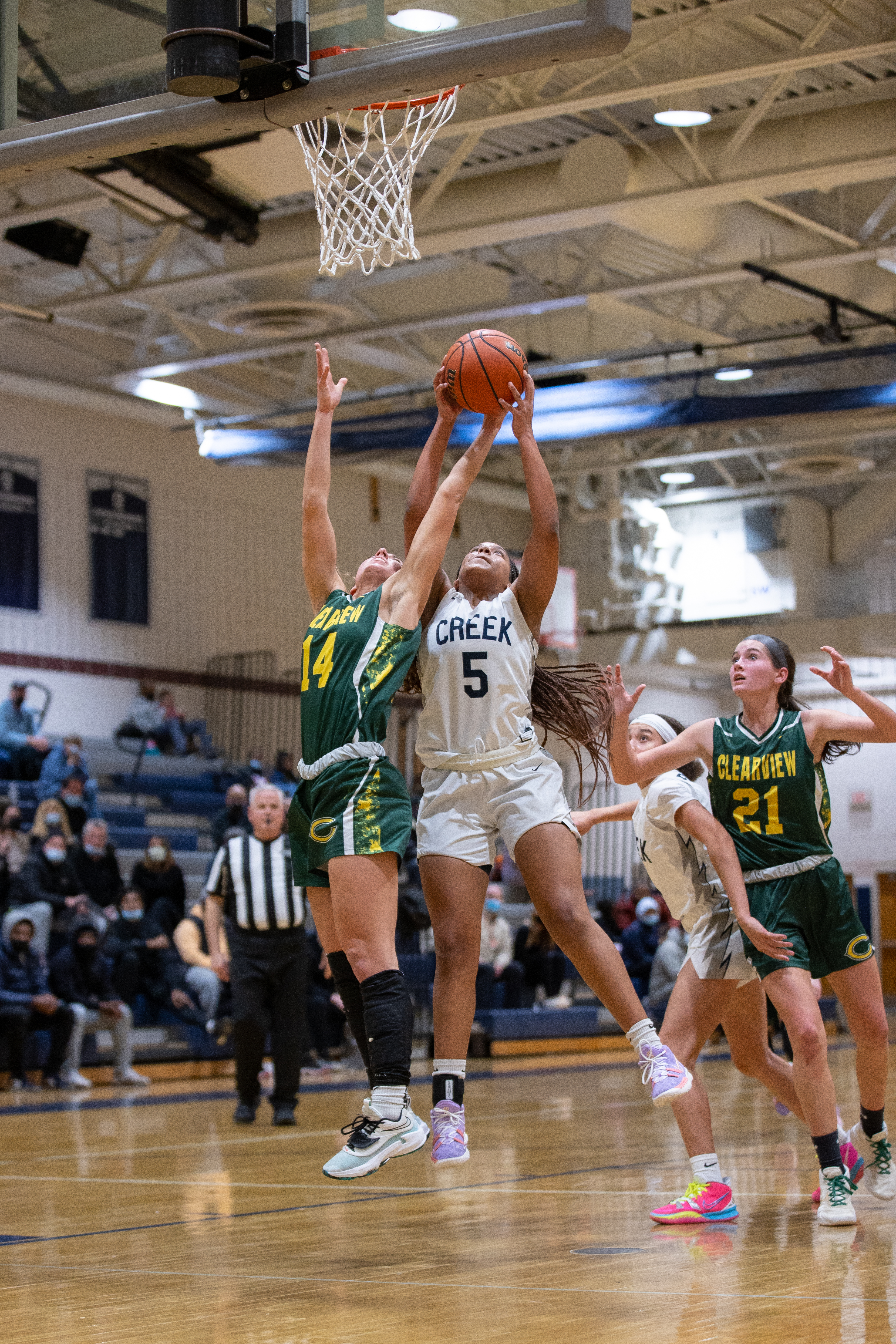 Timber Creek Defeats Clearview Girls Basketball (56-42) in Erial on ...