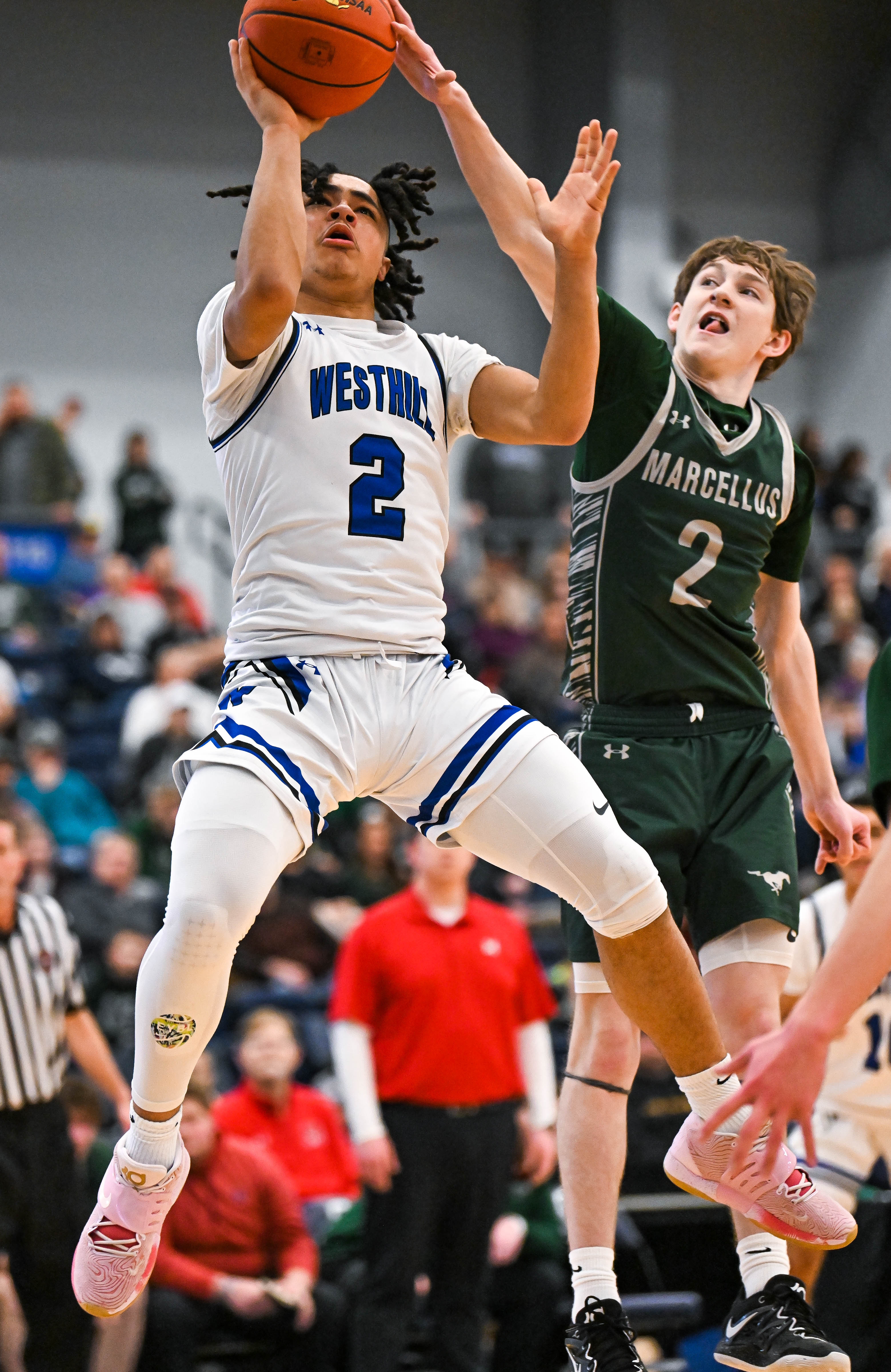 Marcellus vs. Westhill Section III Class B Boys Basketball Championship ...