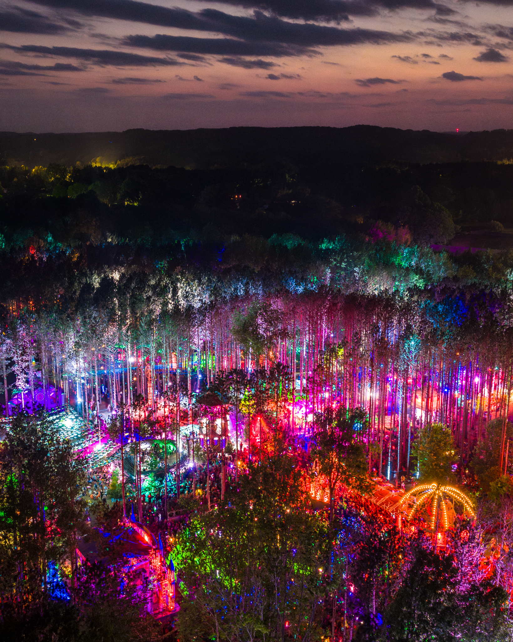 Aerial images from Electric Forest 2025 - mlive.com