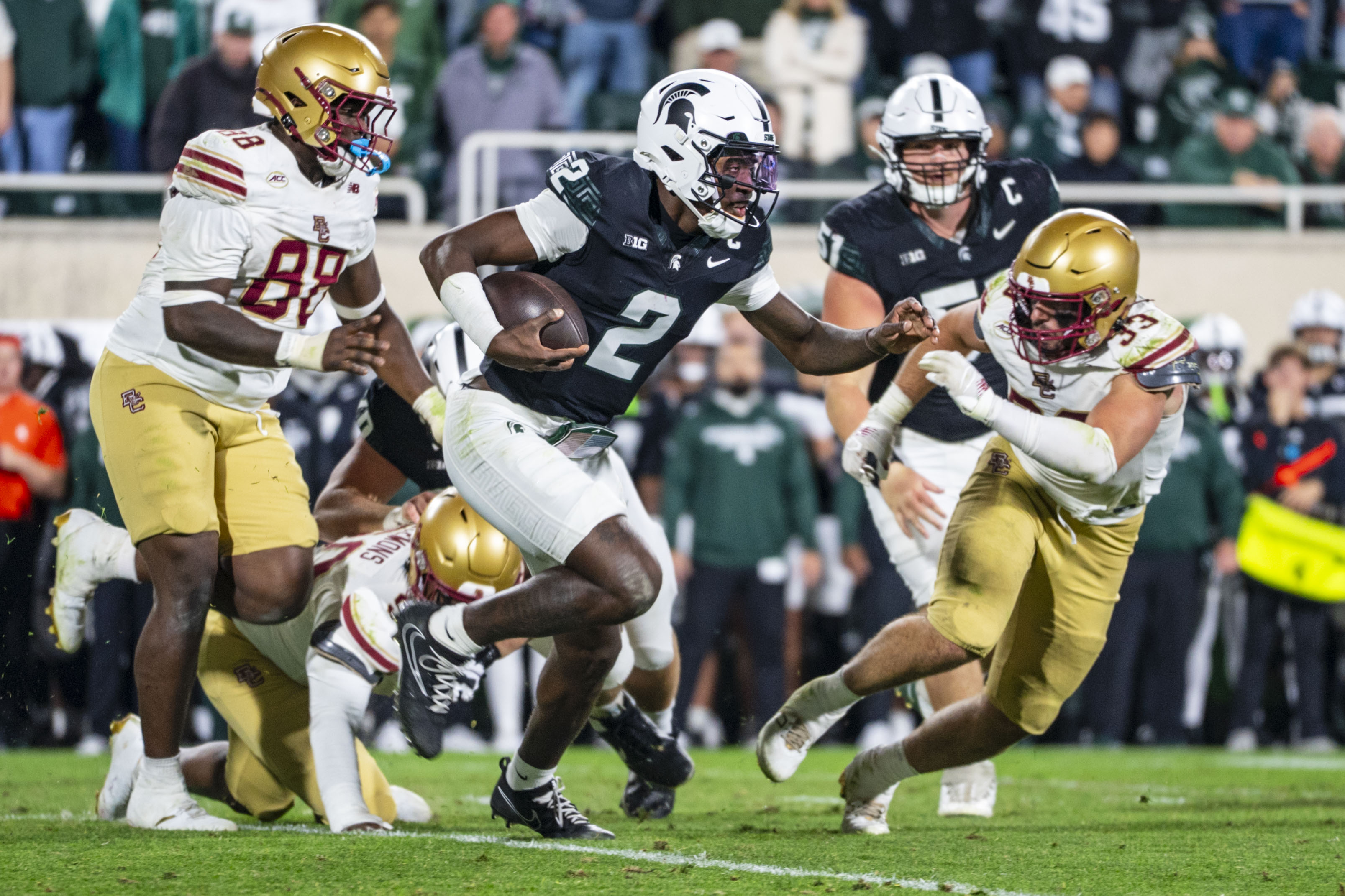 Michigan State defeats Boston College in double overtime at home ...