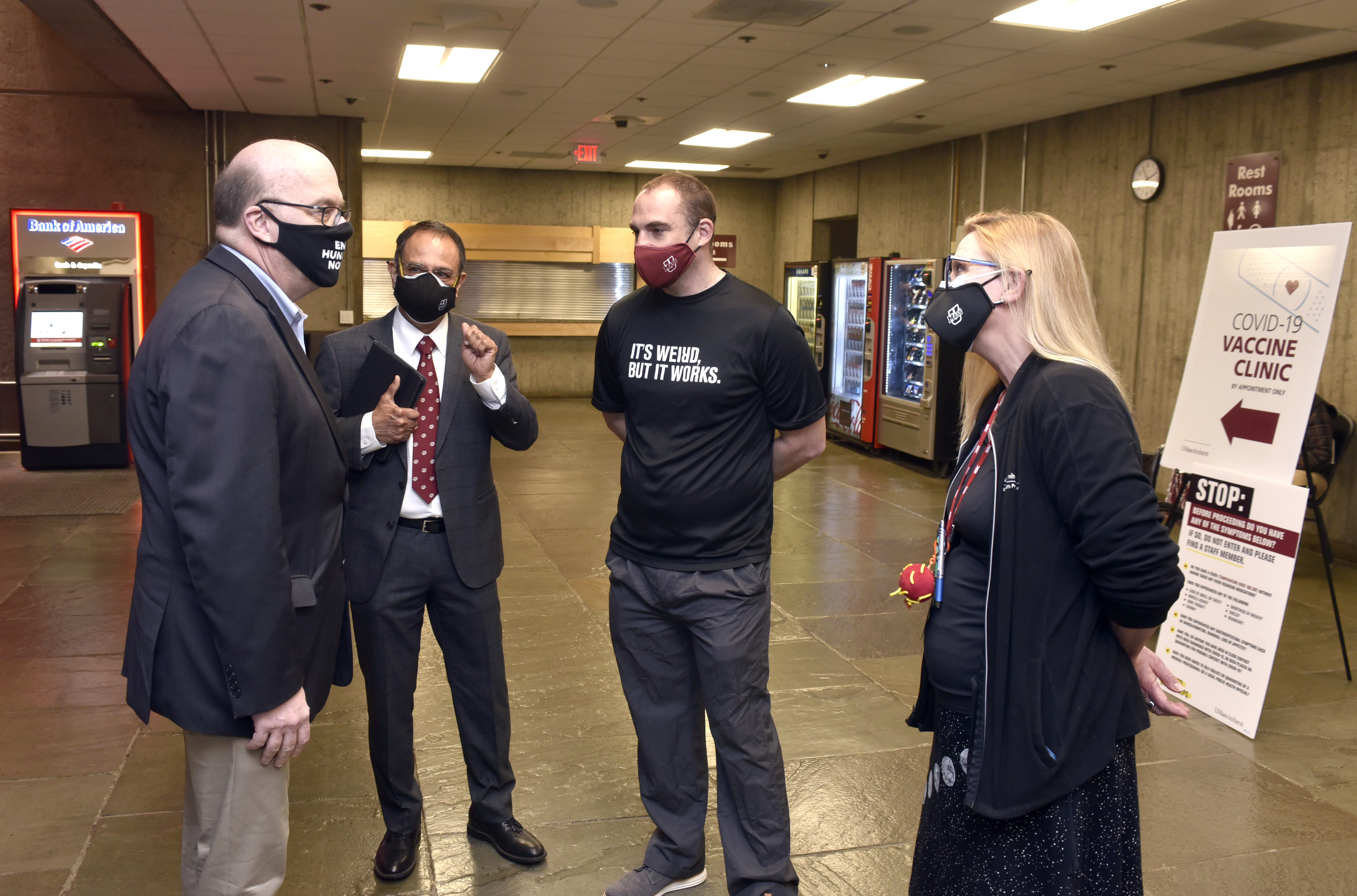 Congressman McGovern tours UMass vaccine clinic - masslive.com