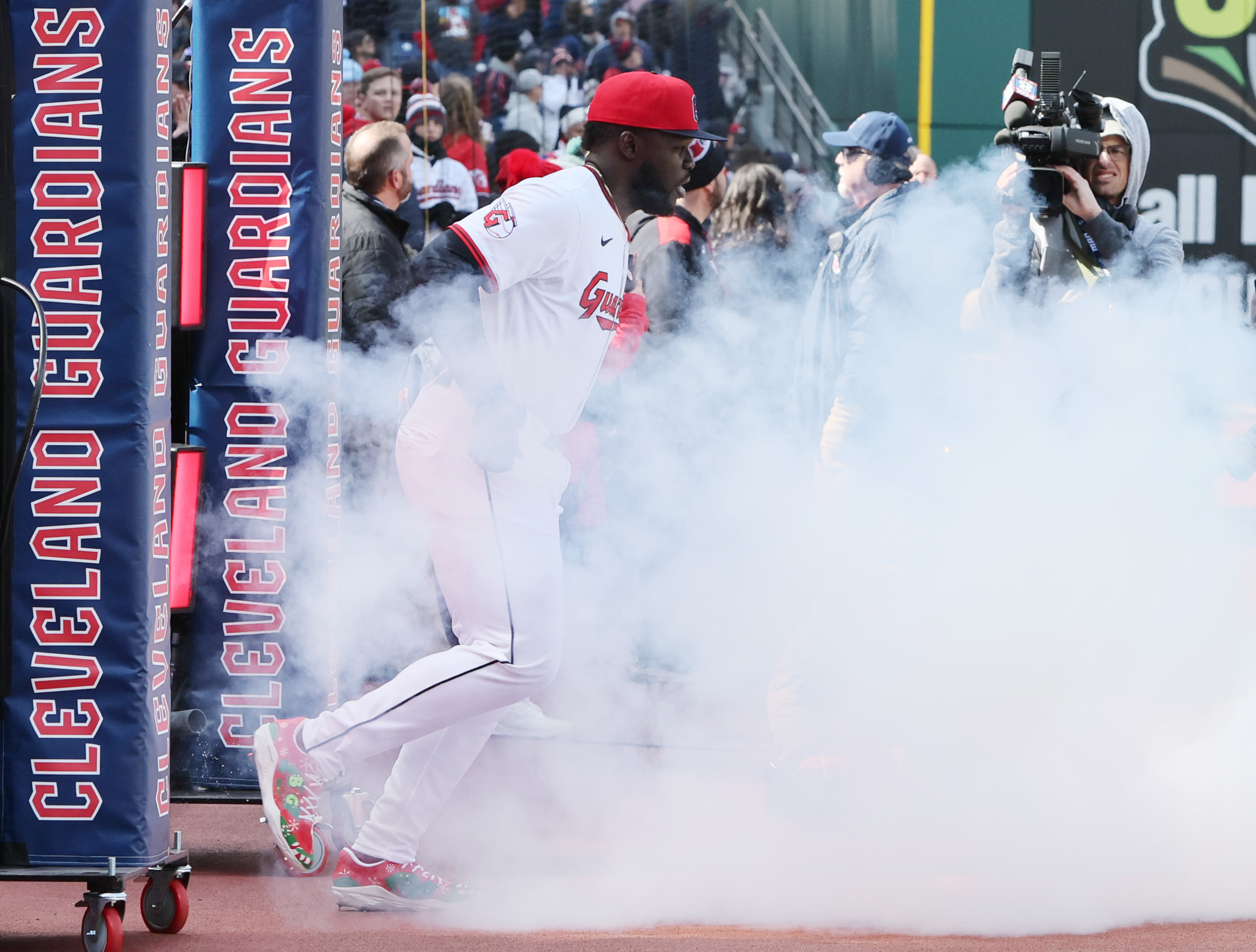 Cleveland Guardians vs. Chicago White Sox on their home opener, April 8 ...