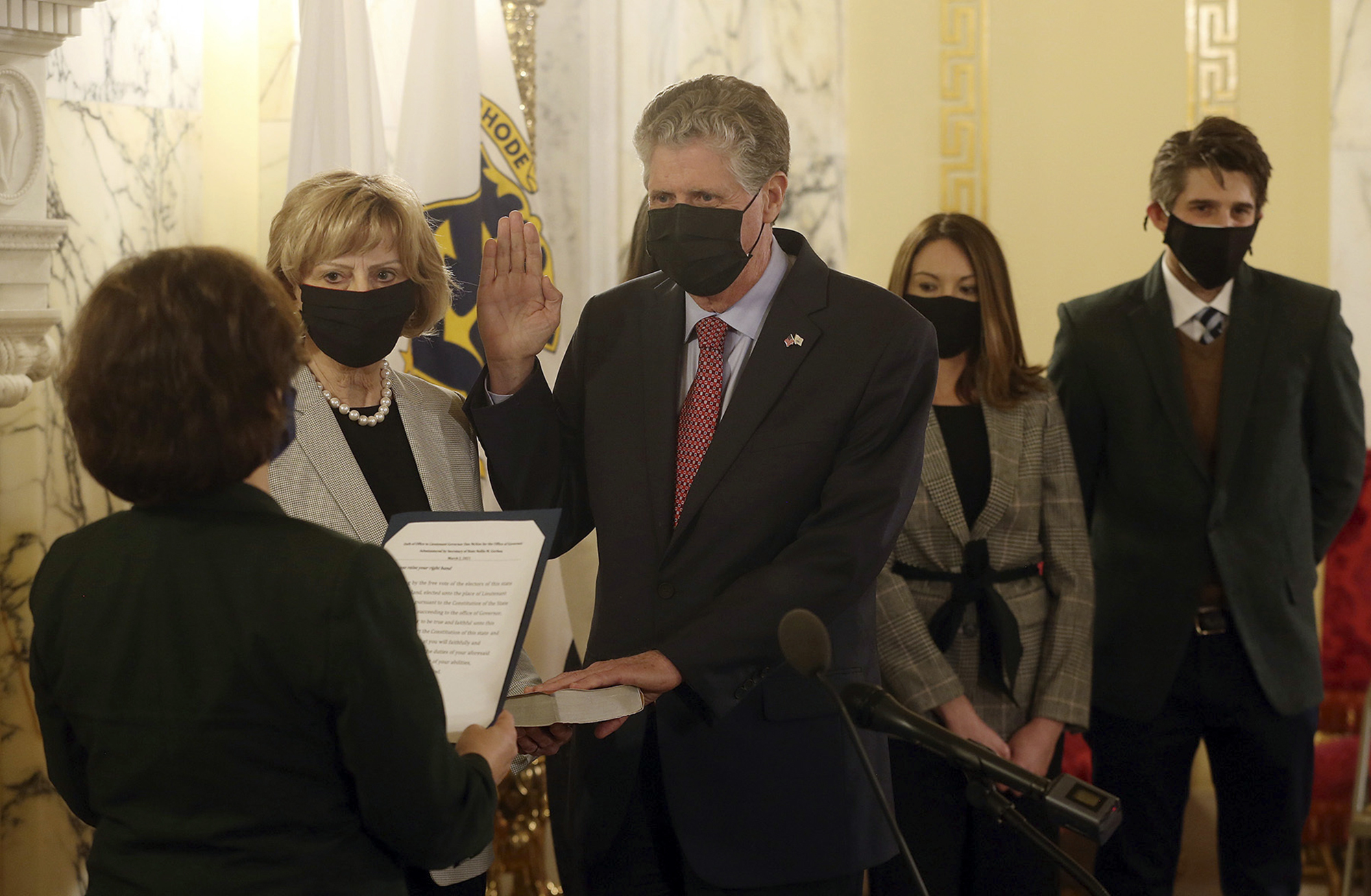 Democrat Dan McKee sworn in as Rhode Island’s 76th governor - masslive.com