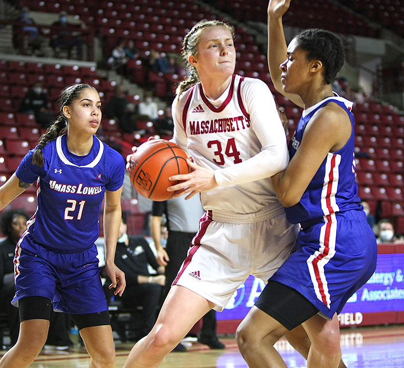 UMass Women's Basketball vs UMass Lowell 12/5/21 - masslive.com