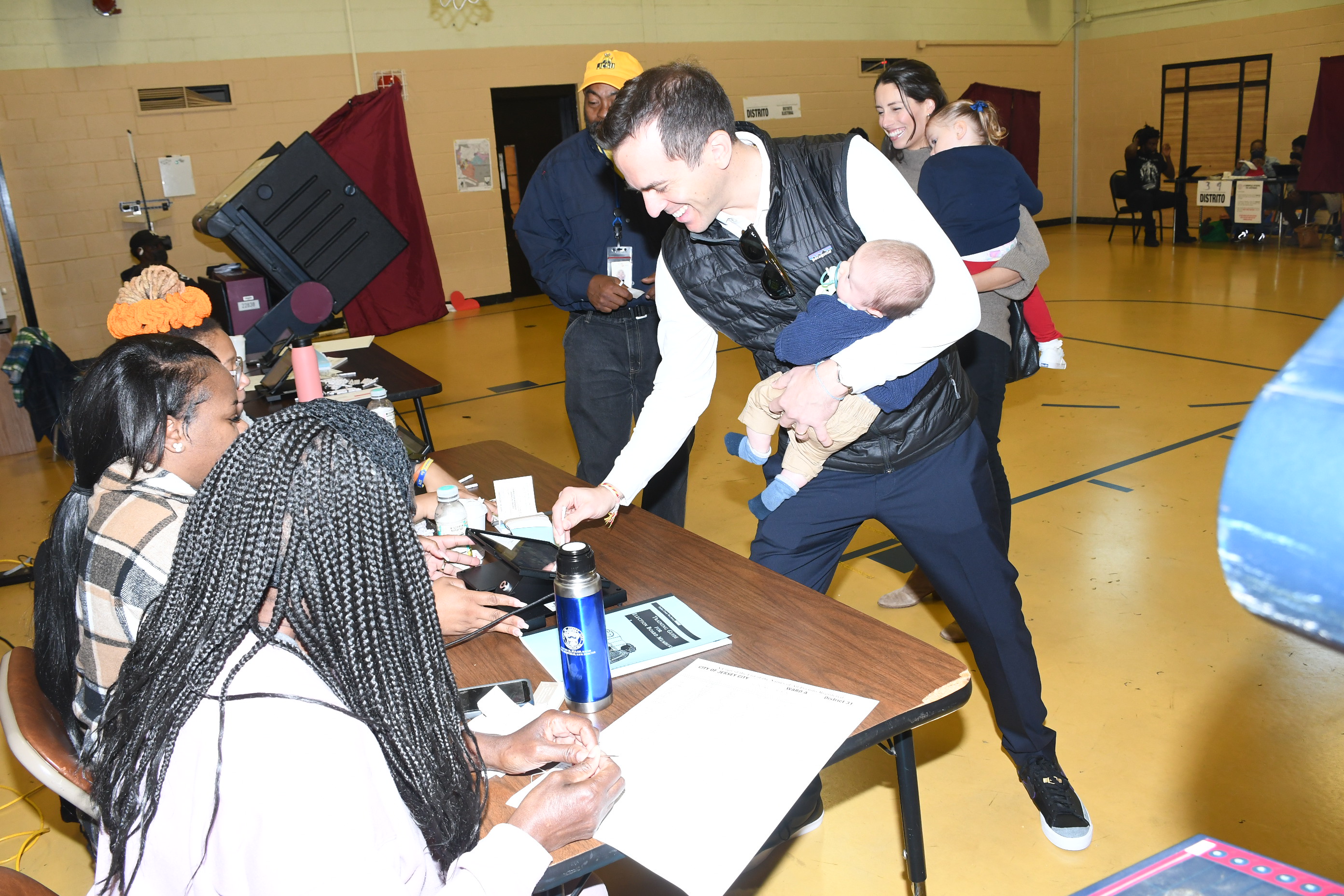 Rob Menendez Jr. votes on Election Day, Nov. 8, 2022 - nj.com